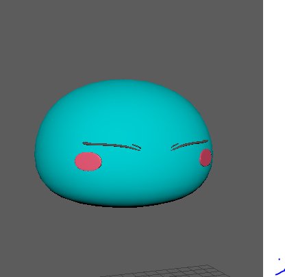 Rimuru Slime Low Poly 3D Render, Digital Art by CheapModel