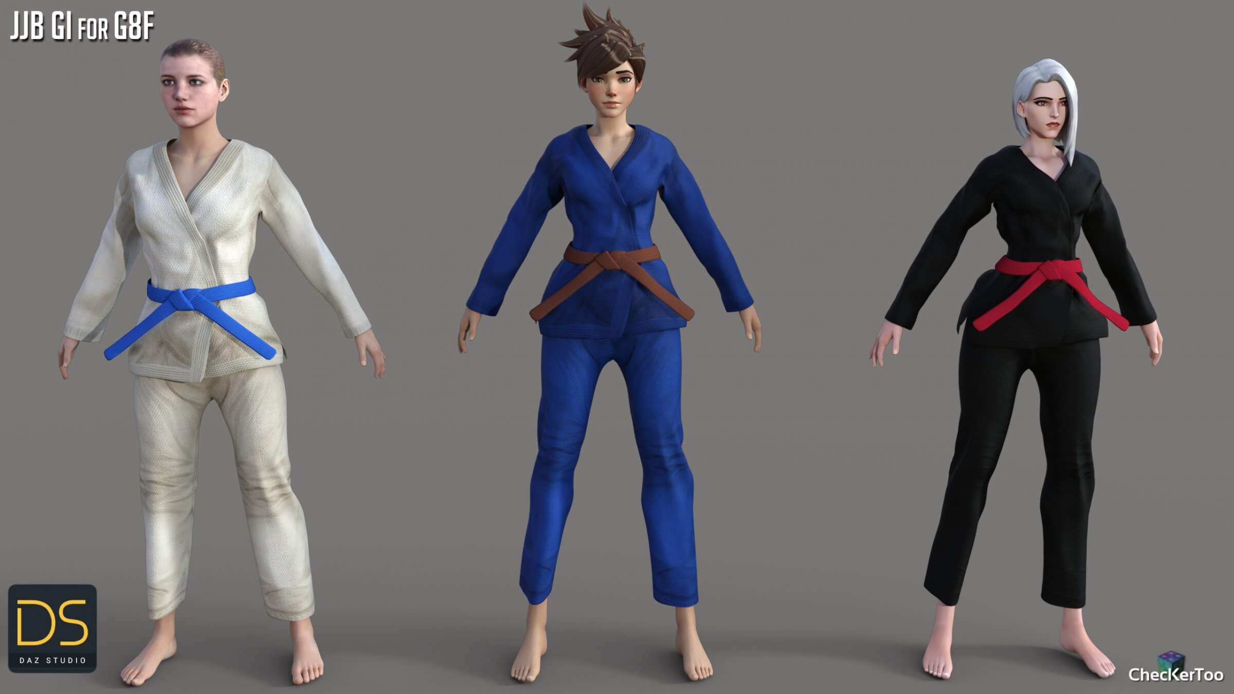 JJB GI For G8F - Free Daz Content by CheckerToo