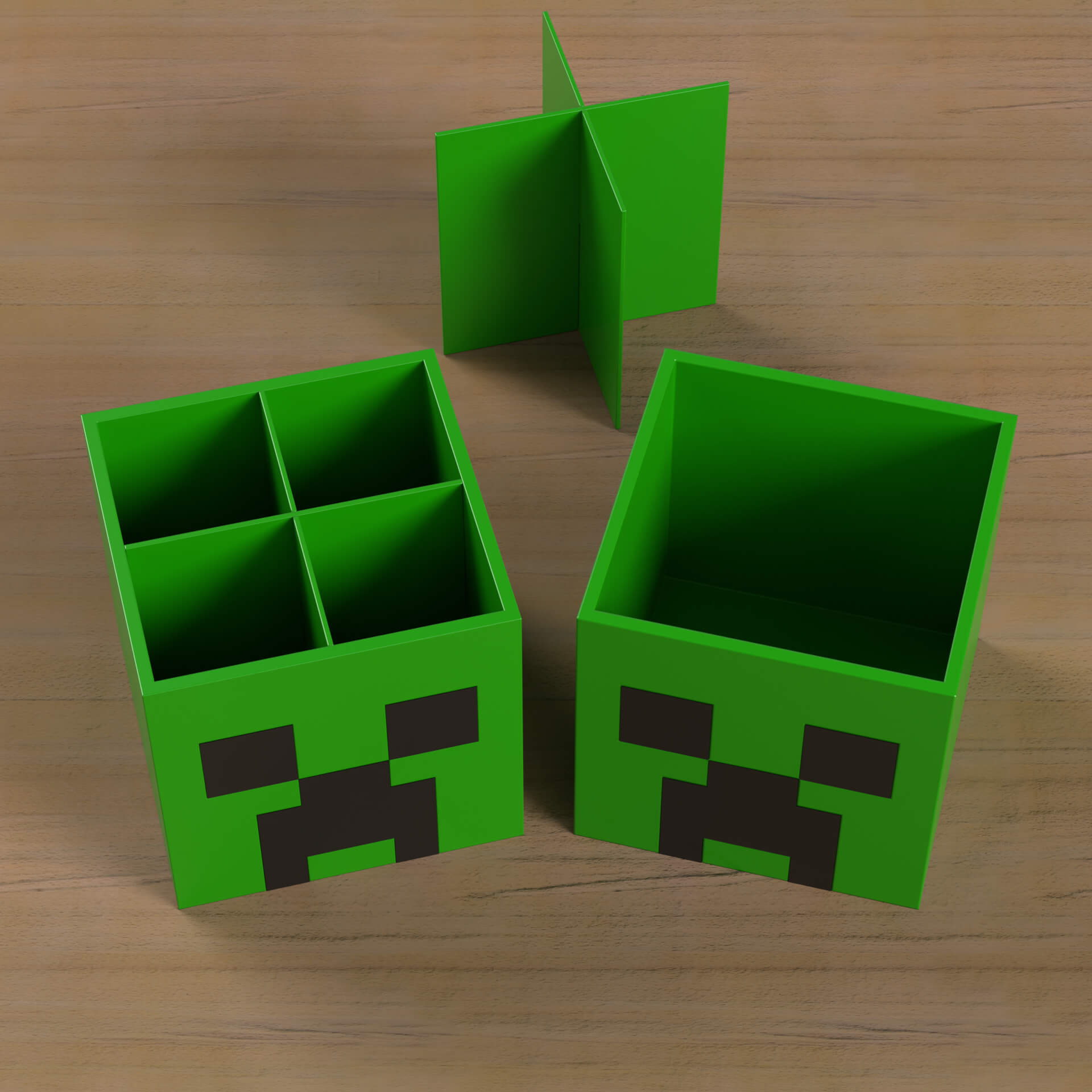 Collection: Minecraft Home Decor Heads - 3D Model by CheeseBread_3D