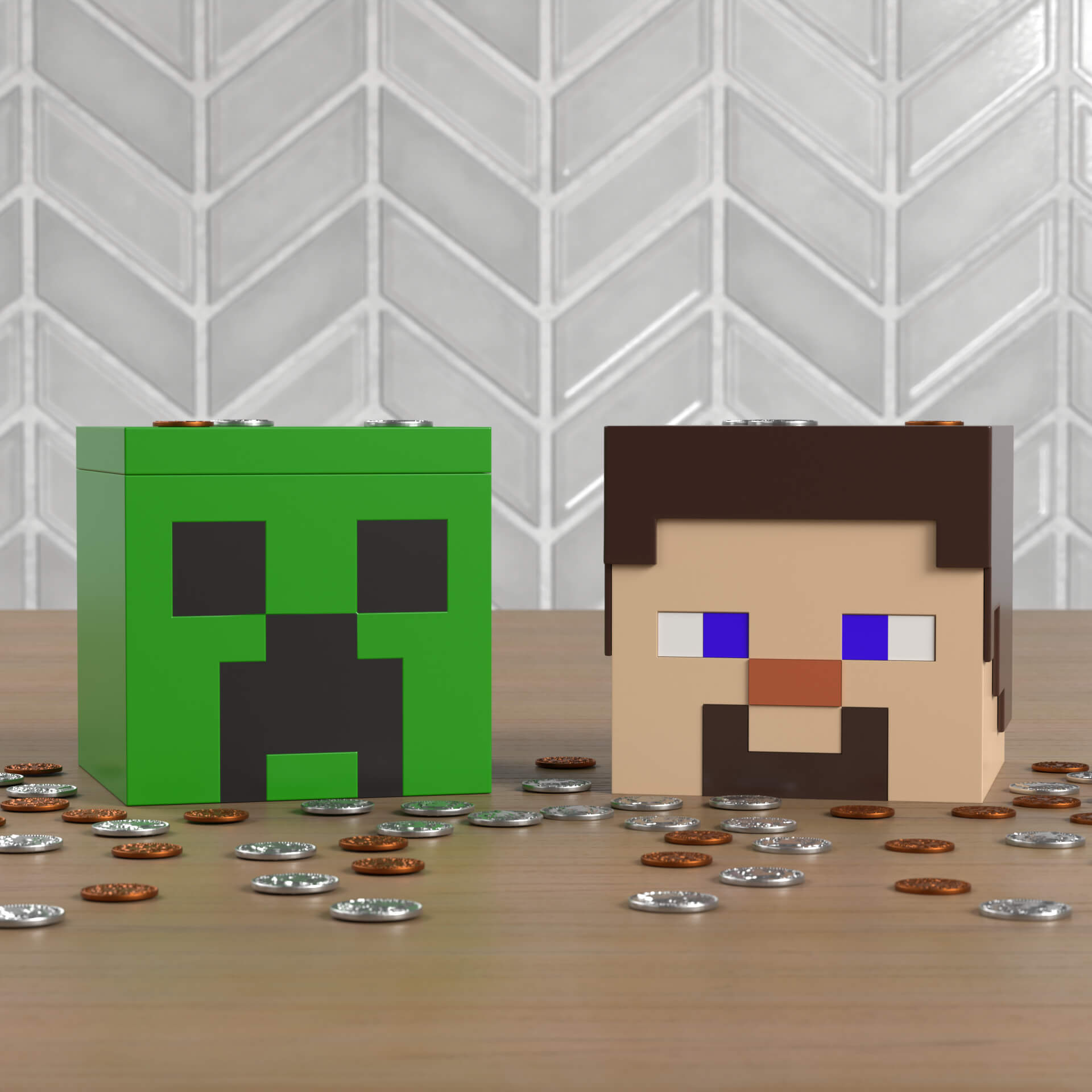 Collection: Minecraft Home Decor Heads - 3D Model by CheeseBread_3D