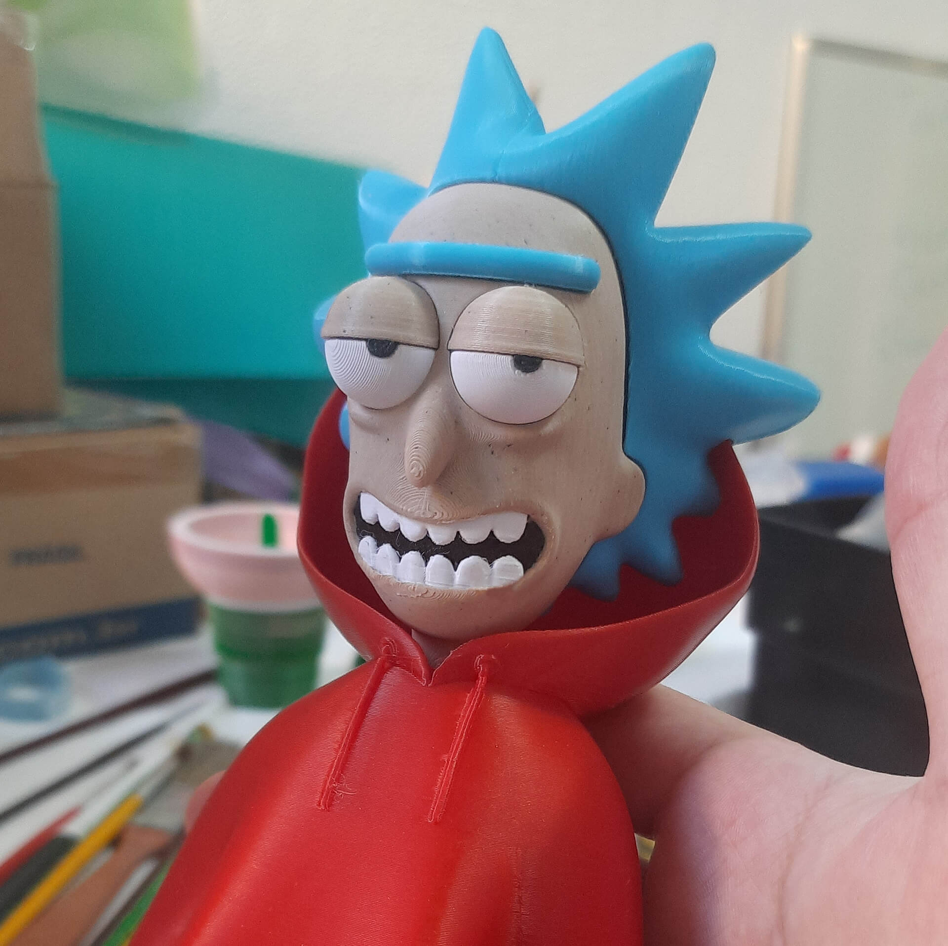 Rick Head Urban Vibes for Bugs Bunny - (Multicolor / 3MF) 3D Model by ...