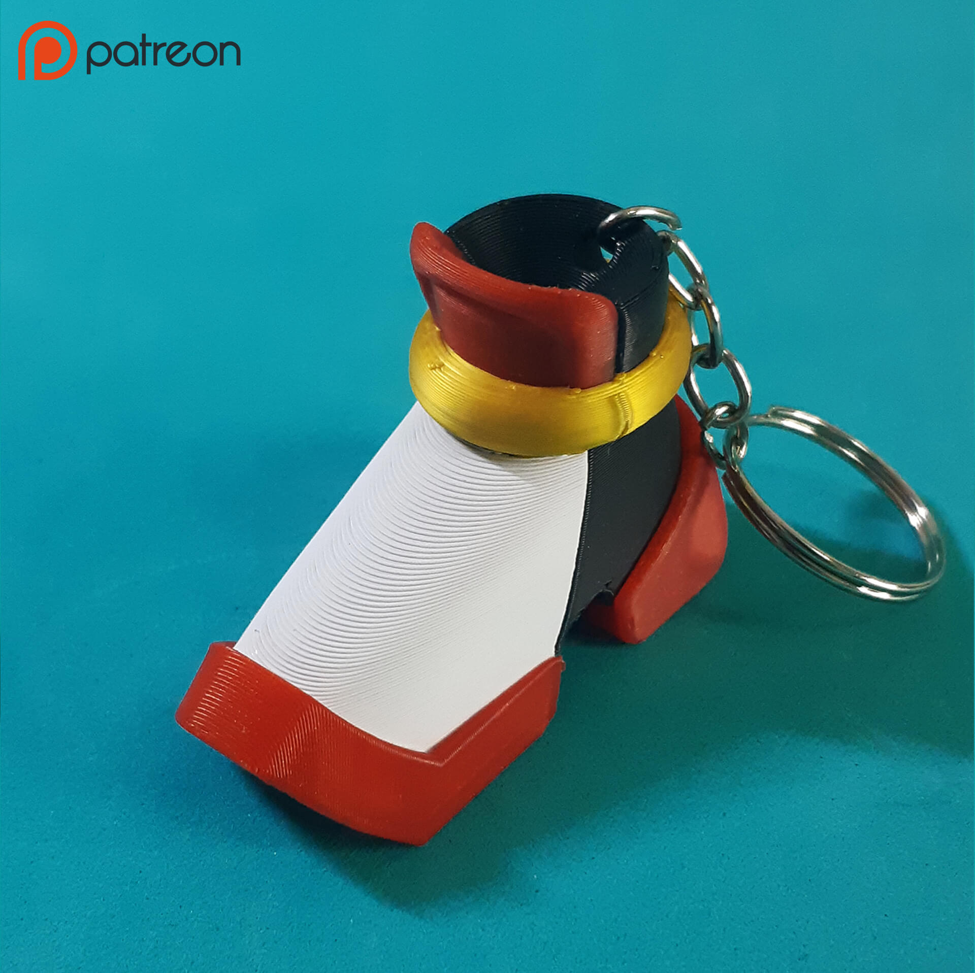 Shadow the Hedgehog: Keychain Shoe - (3MF available) 3D Model by ...
