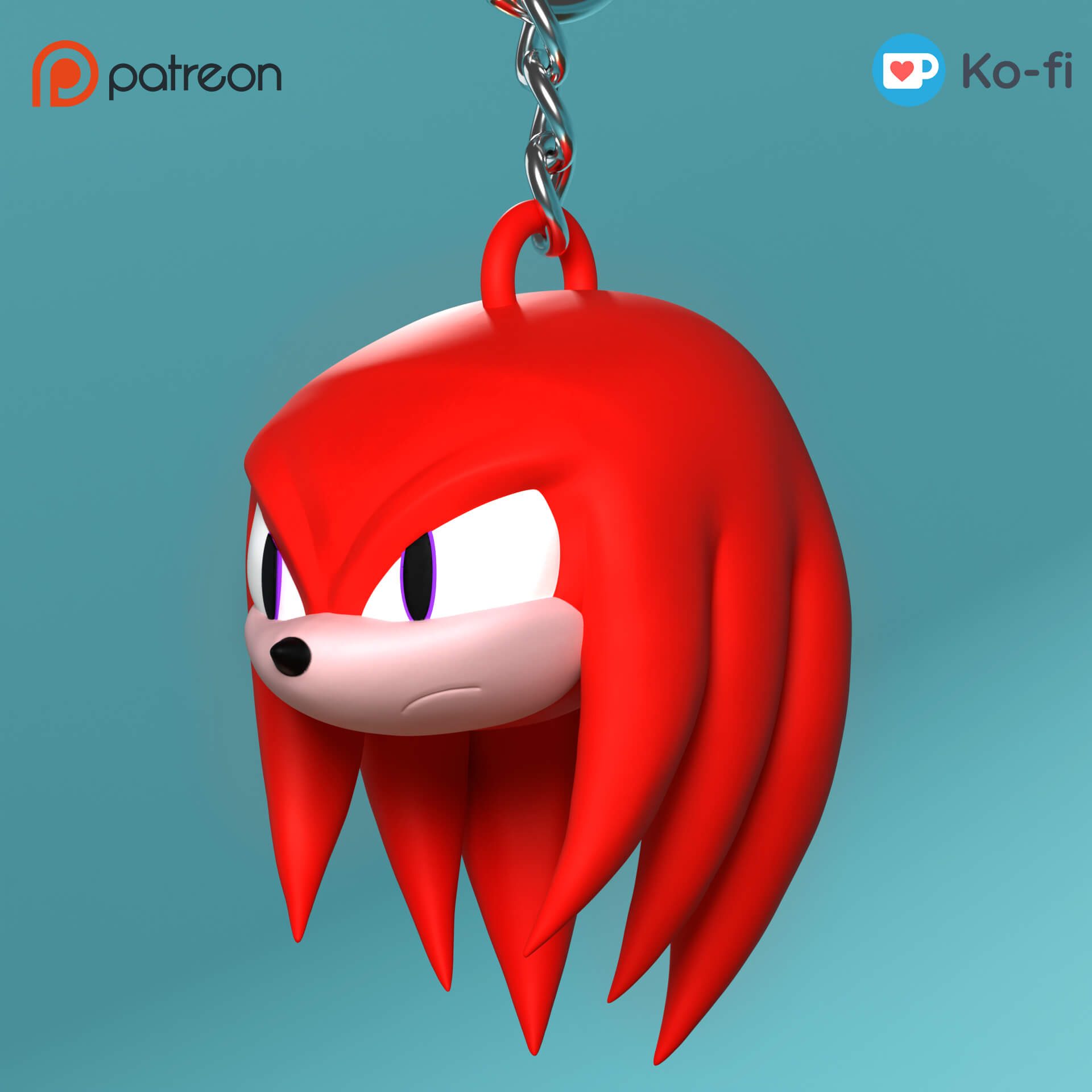 Sonic Series - Keychain Collection 3D Model by CheeseBread_3D