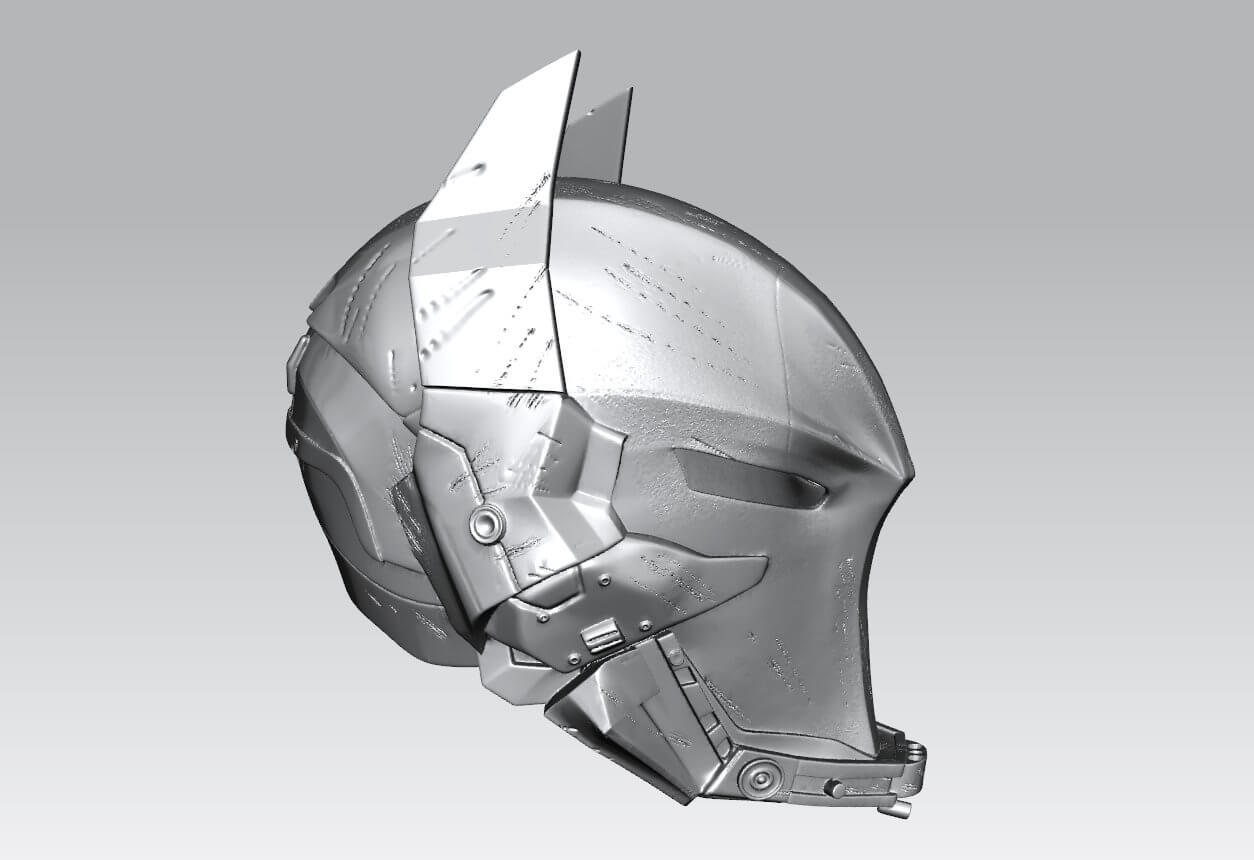 Batman Arkham Knight Helmet - 3D Model by cheriloyet