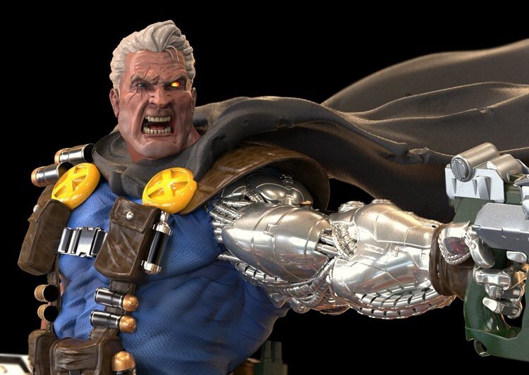 Cable Marvel - 3D Model by cheriloyet