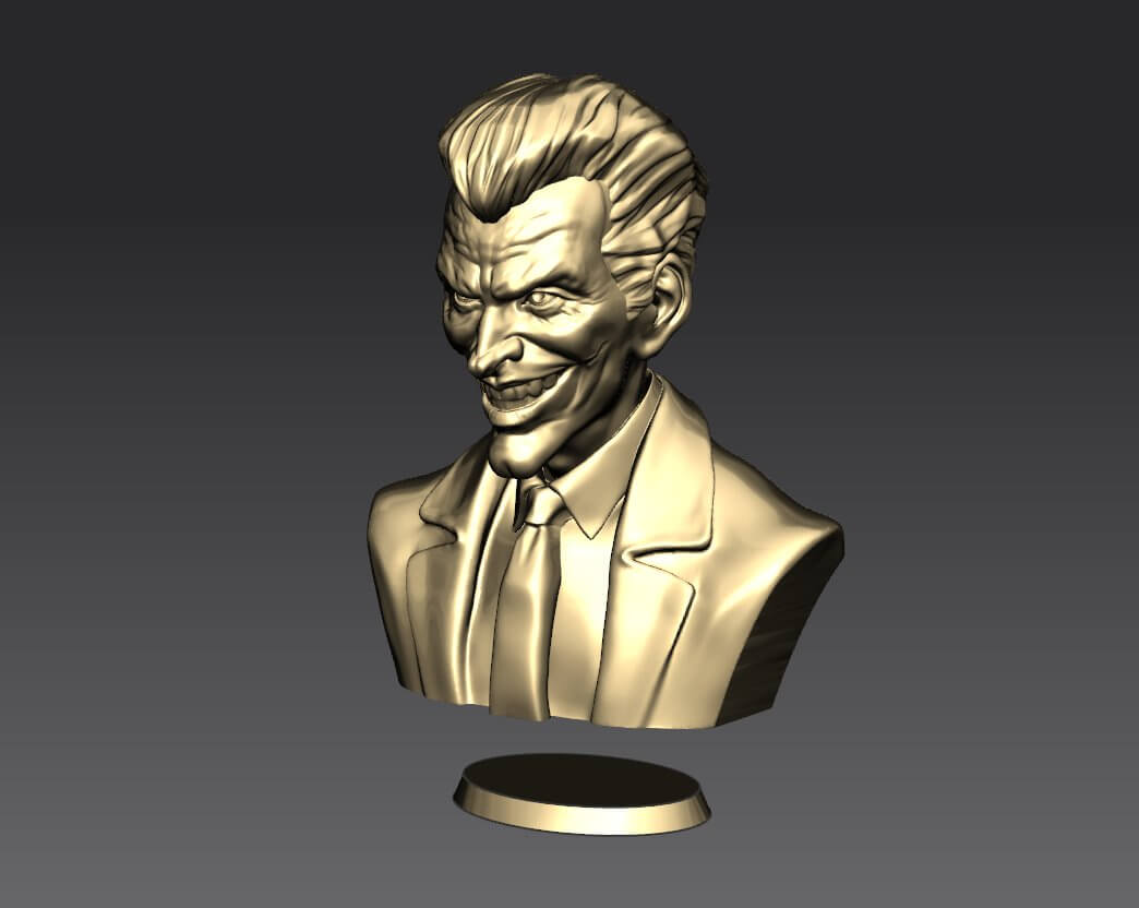 Joker Bust - 3D Print Model by cheriloyet