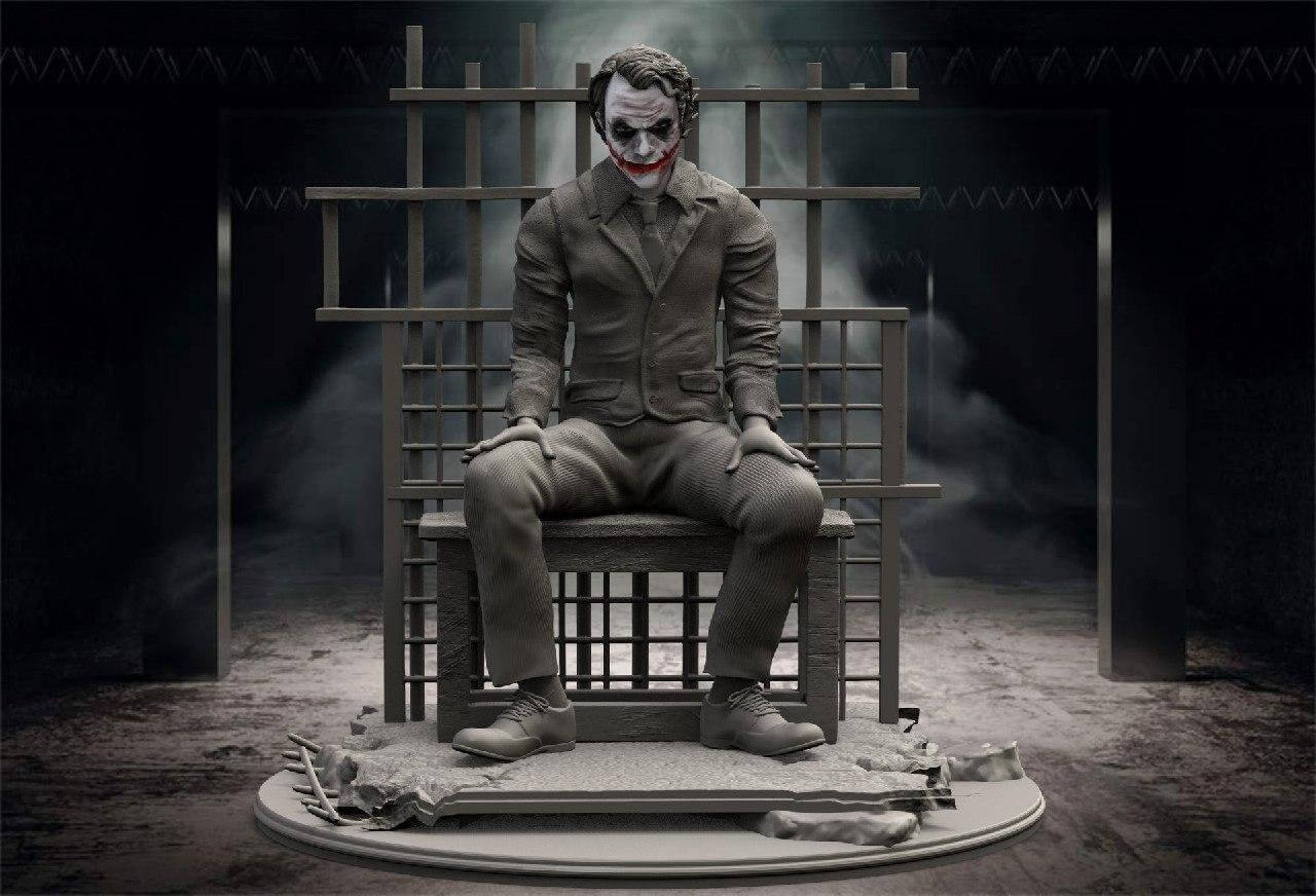 Joker in Prison Miniature - 3D Model by cheriloyet