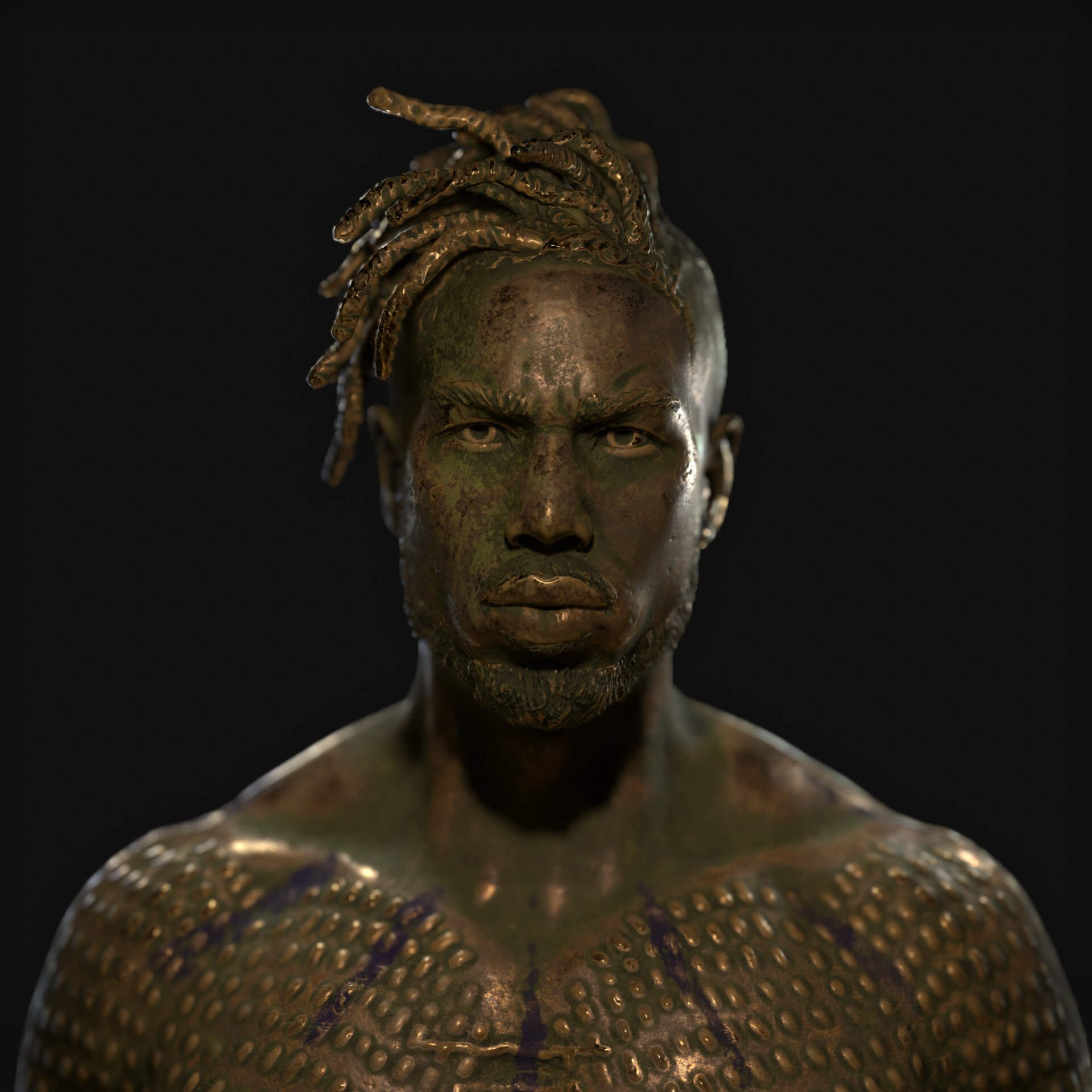 Killmonger Bust - 3D Print Model by cheriloyet