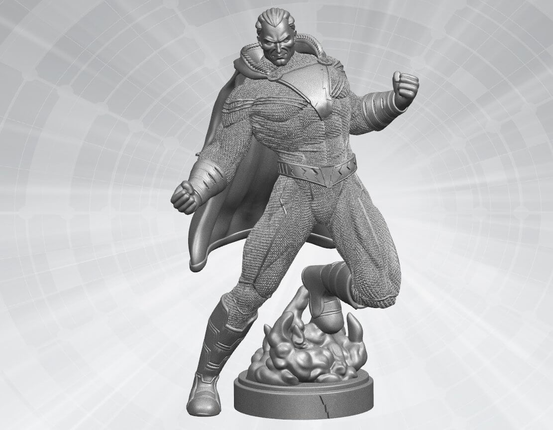 Shazam Statue - 3D Model by cheriloyet