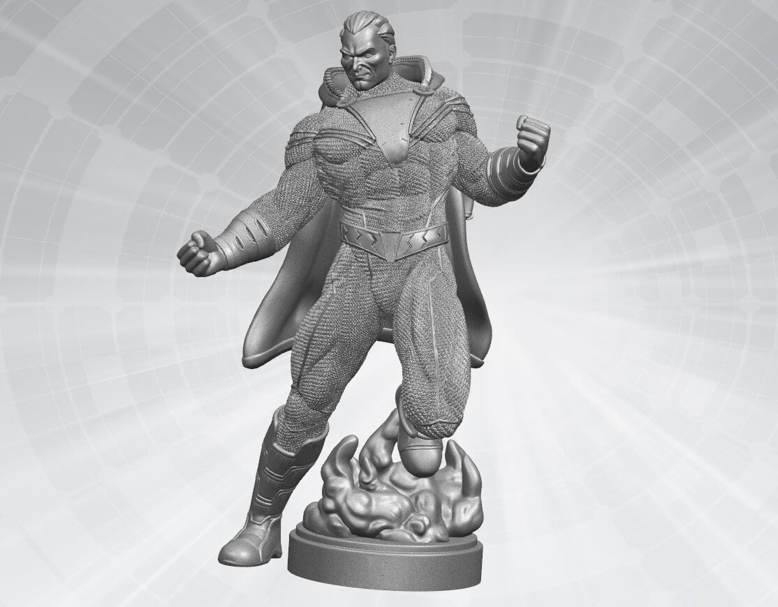 Shazam Statue - 3D Model by cheriloyet