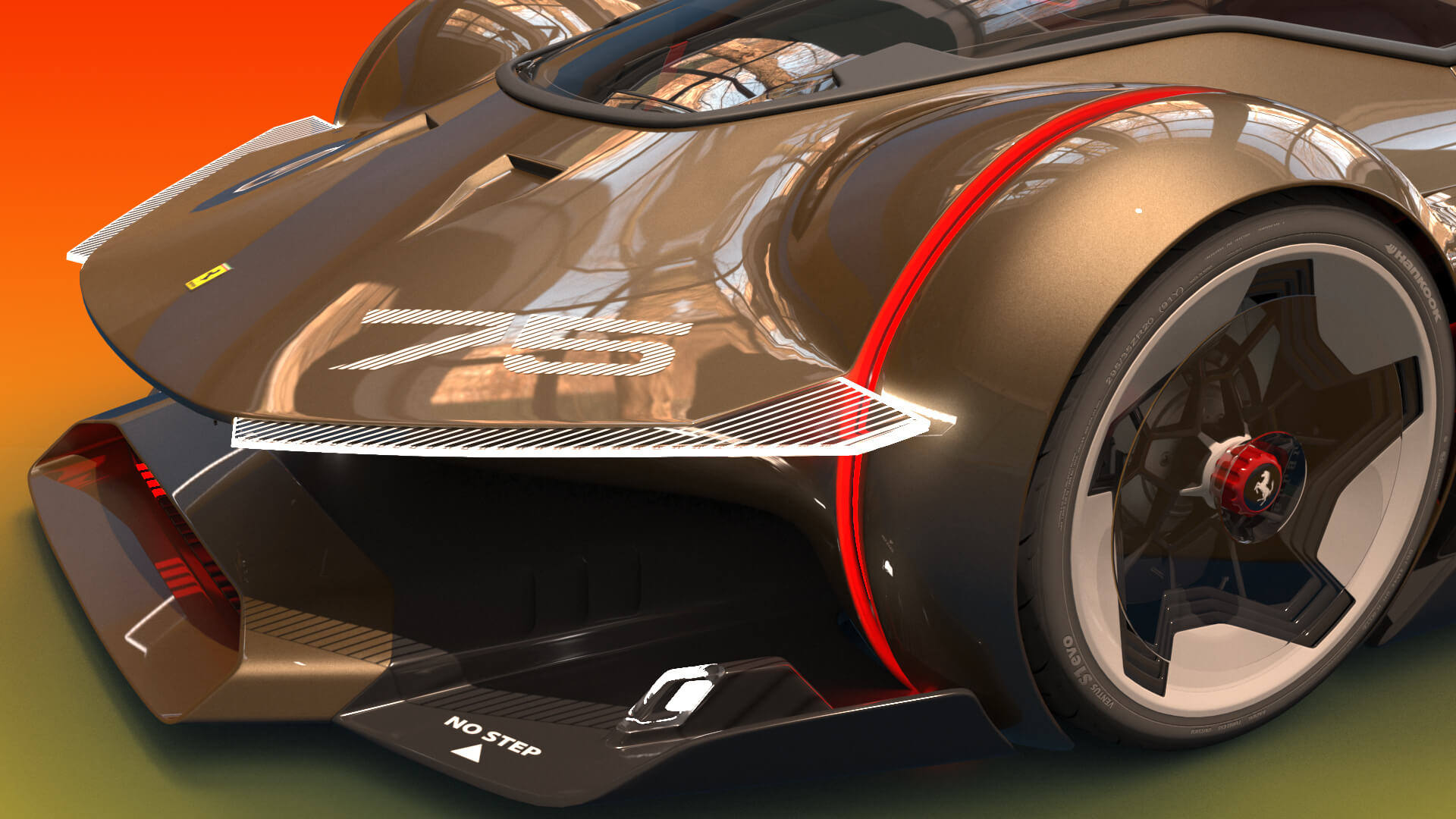 Ferrari Vision Gran Turismo Concept - 3D Model by Cherry-8omb