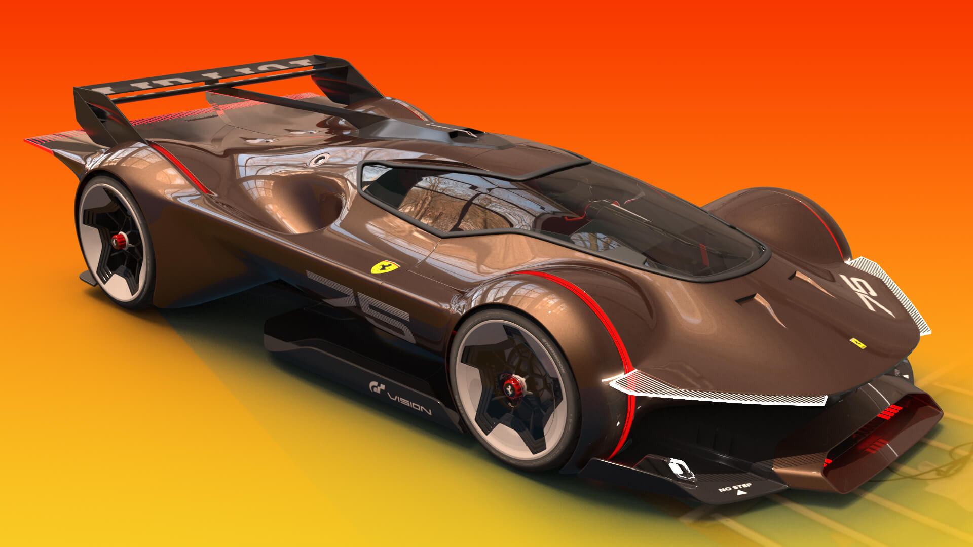 Ferrari Vision Gran Turismo Concept - 3D Model by Cherry-8omb