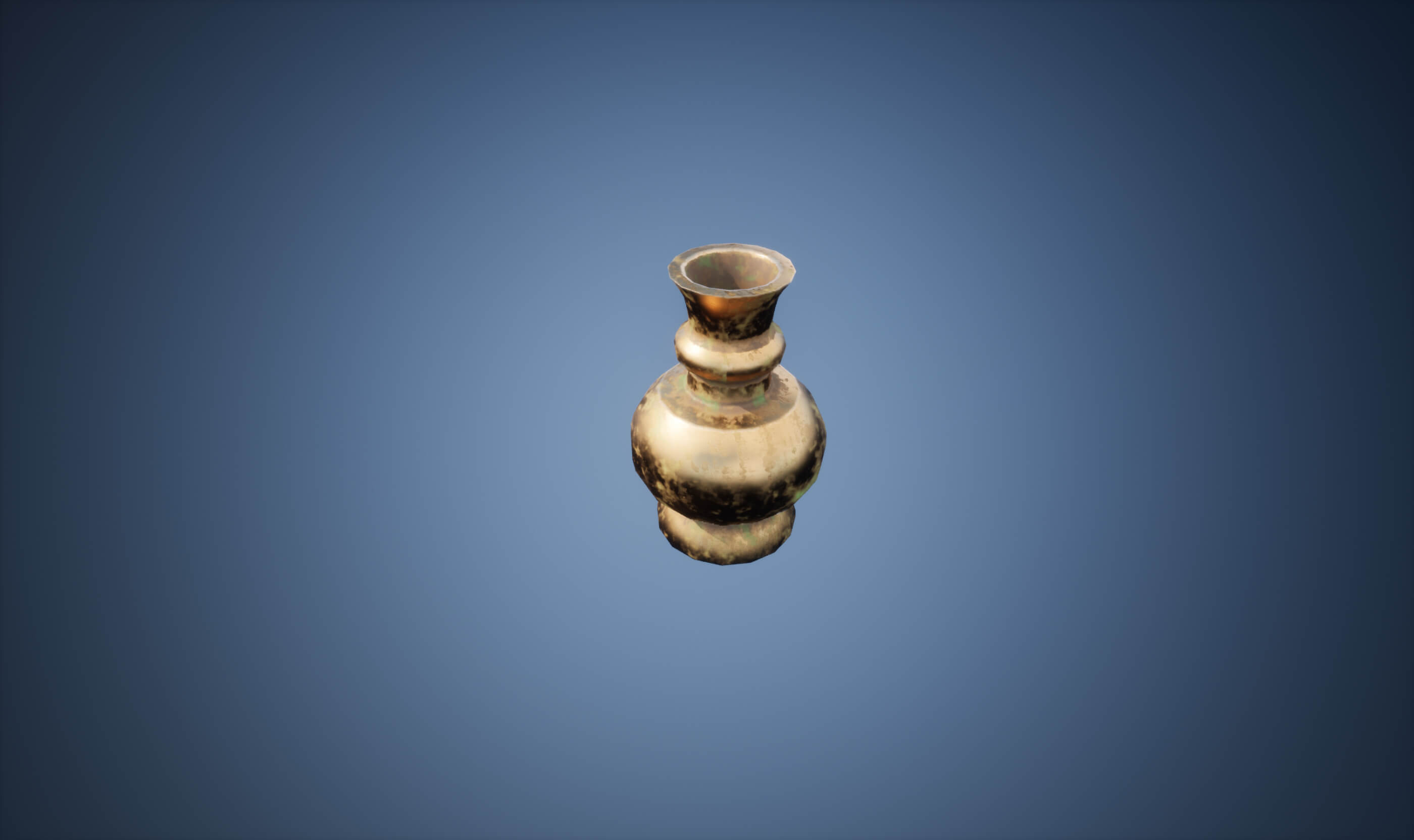 Brass flower Pot A - Free 3D Model by chhatrashal