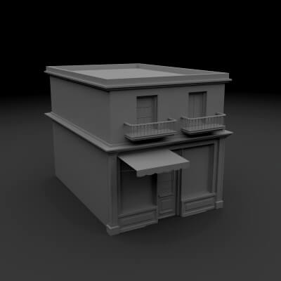 Building FF2 - Free 3D Model by chhatrashal