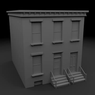 Building FF5 - Free 3D Model by chhatrashal