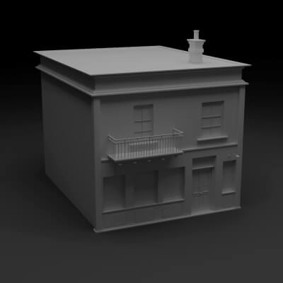 Building FQ4 - Free 3D Model by chhatrashal