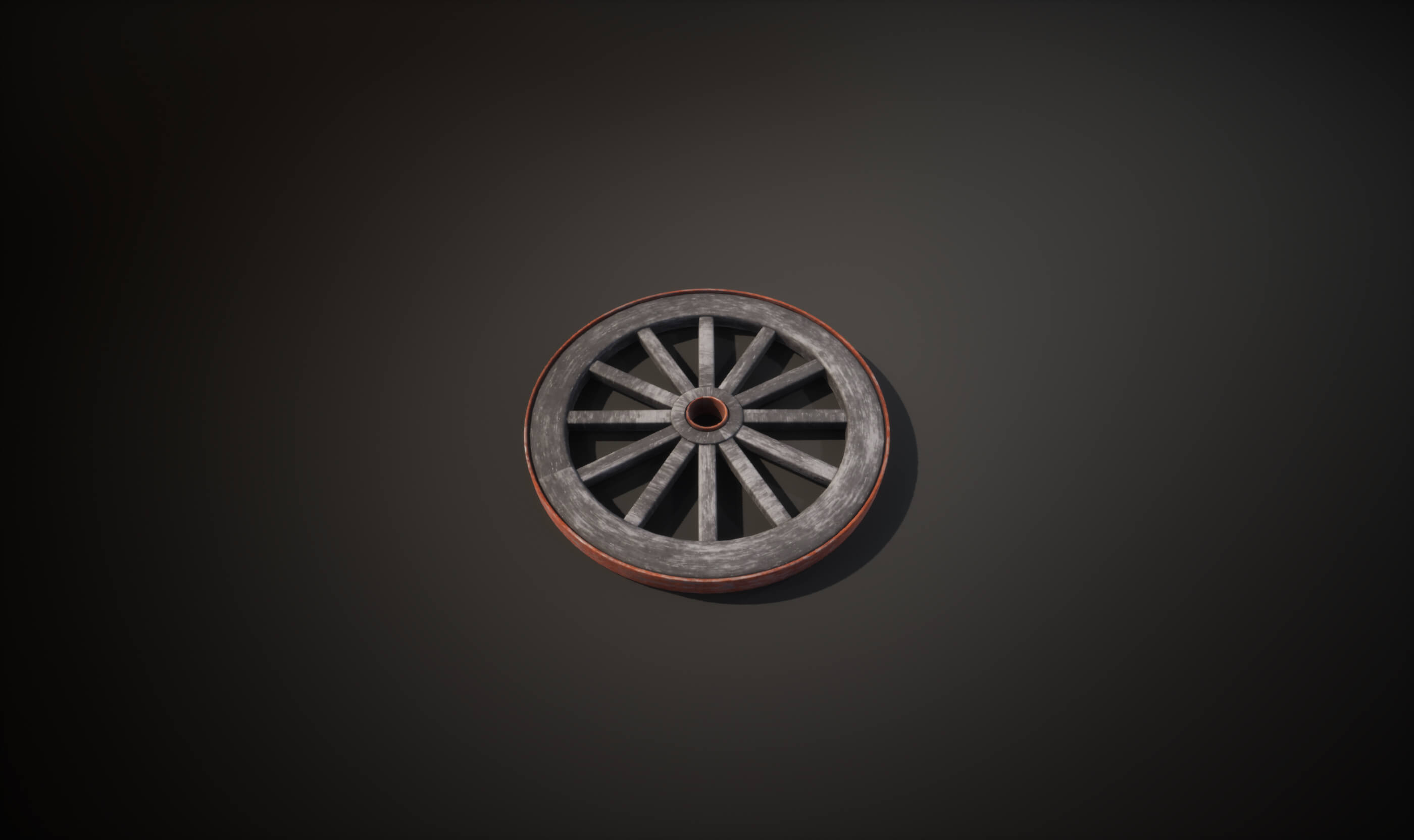 Cart Wheel A - Free 3D Model by chhatrashal