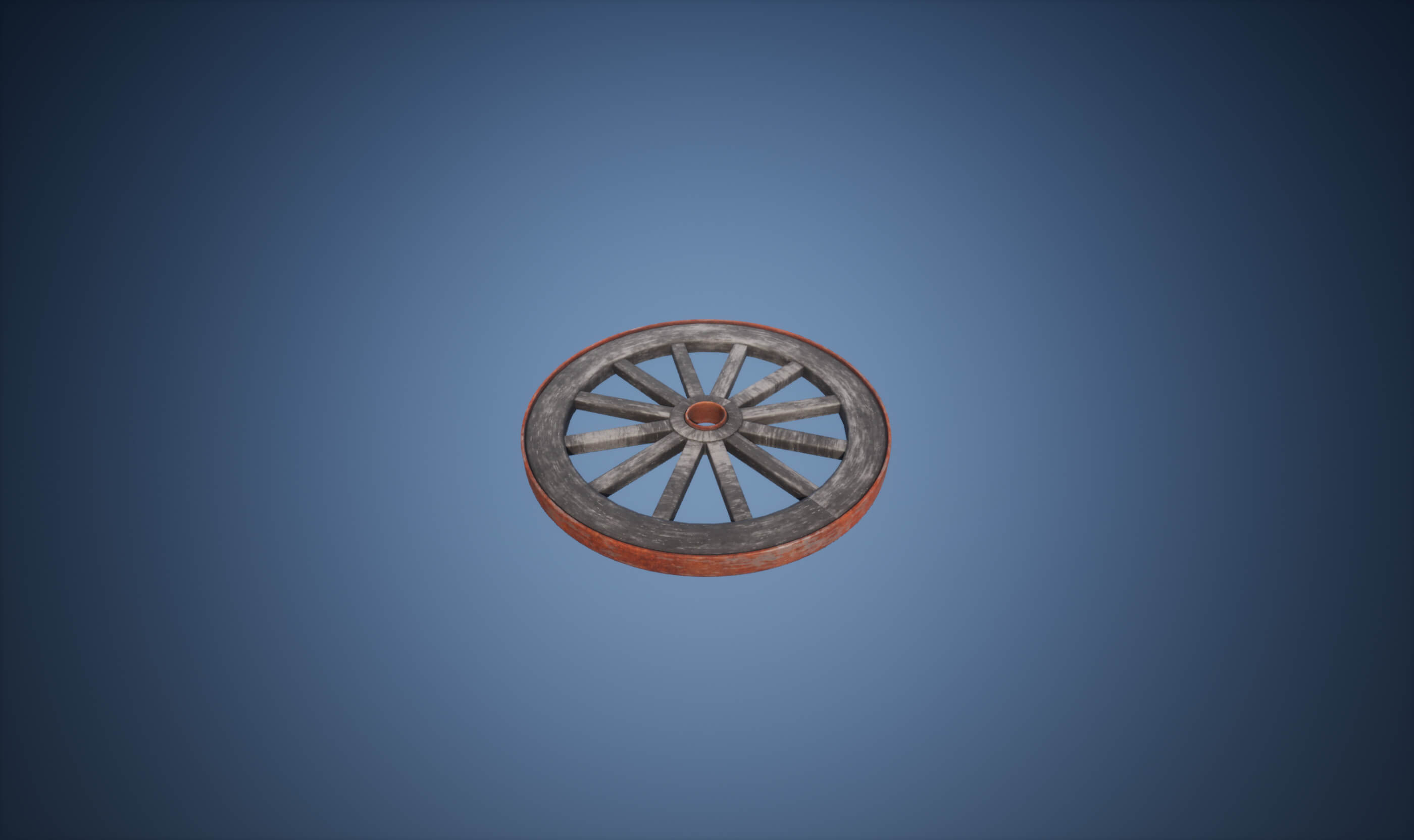 Cart Wheel A - Free 3D Model by chhatrashal