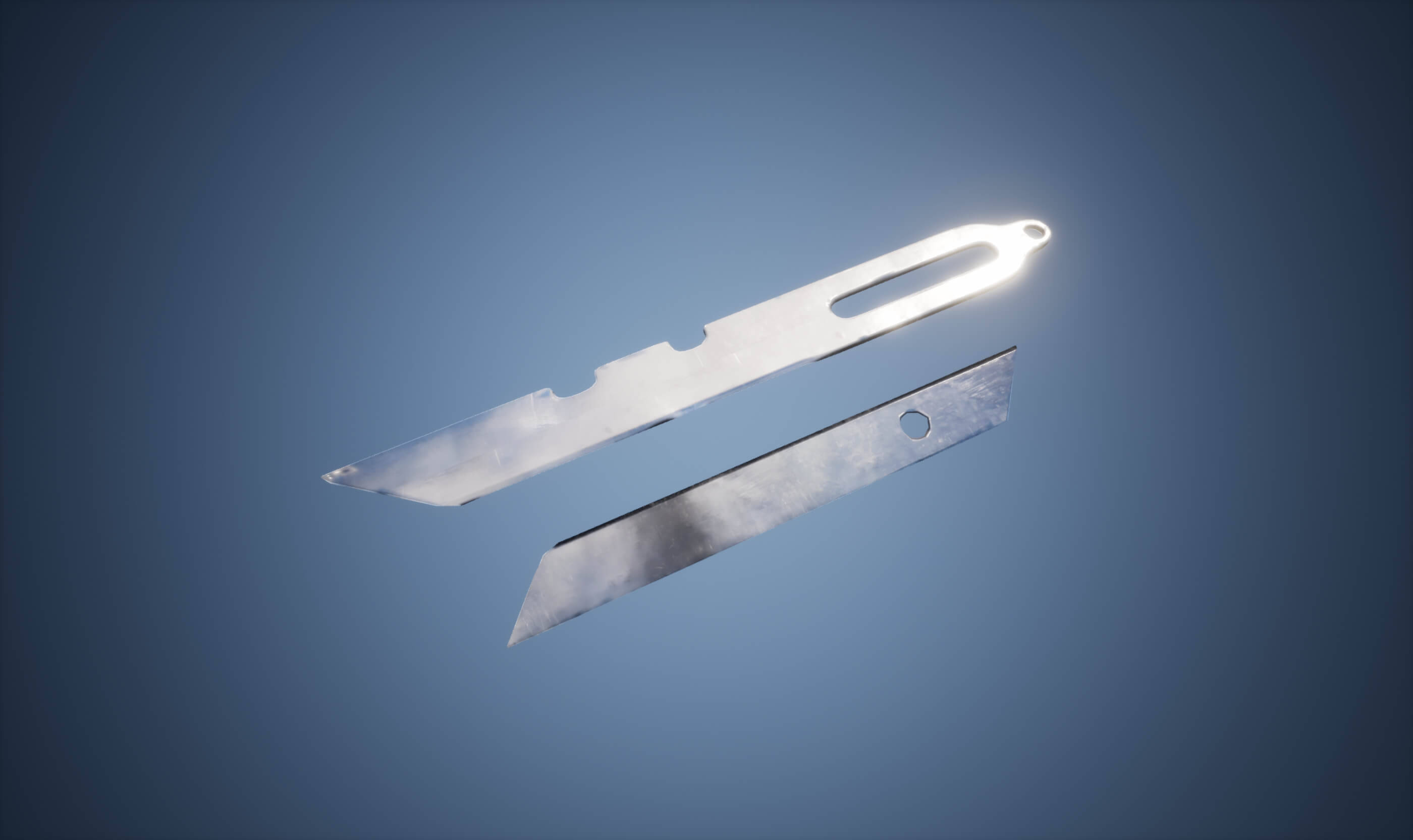 Cutter Blade Set - 3D Model by chhatrashal