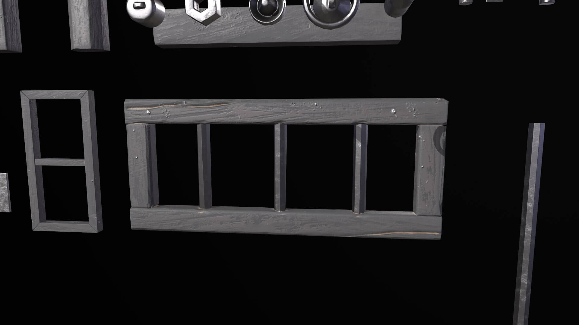 Door Modular Kit A - 3D Model by chhatrashal