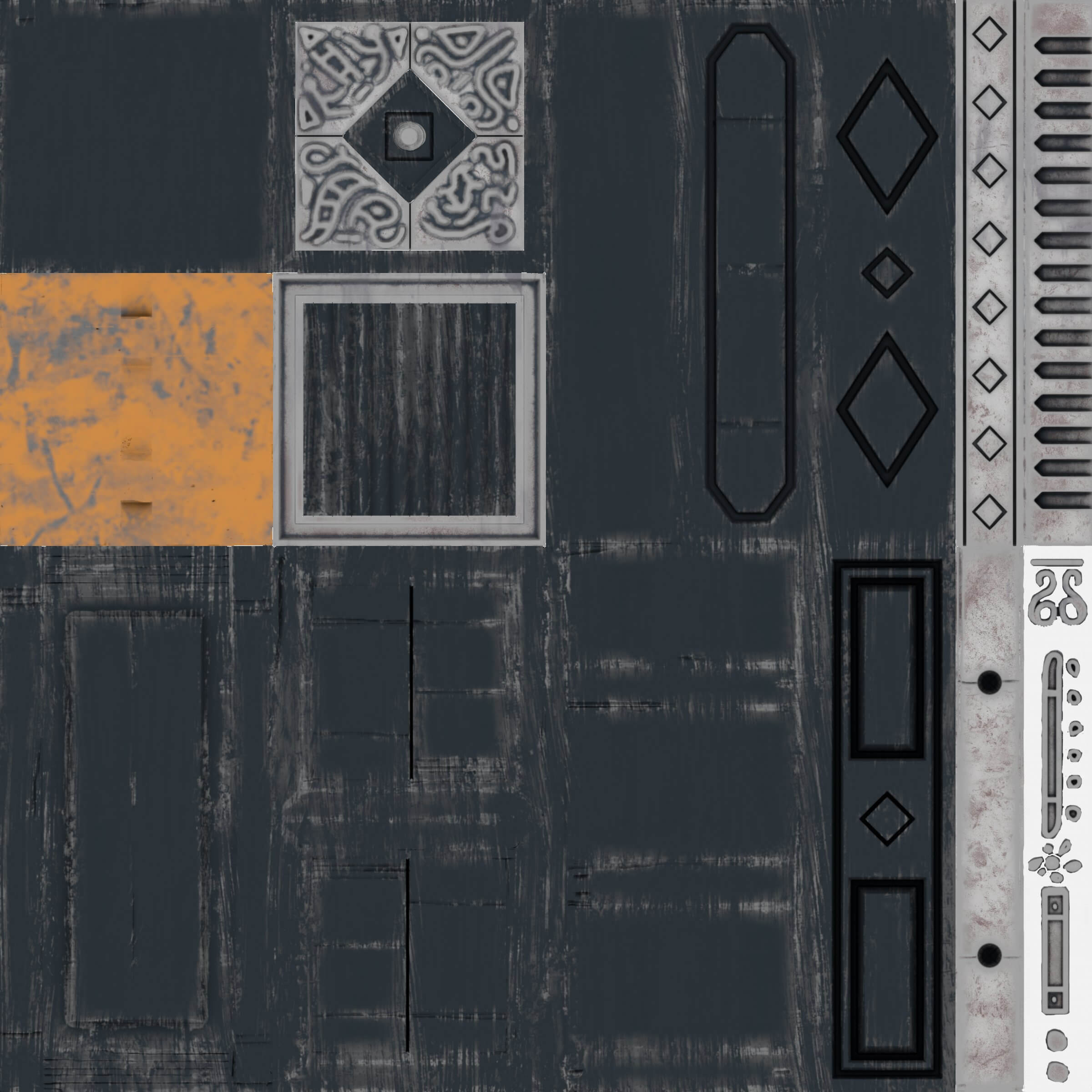 Door Modular Kit A - 3D Model by chhatrashal