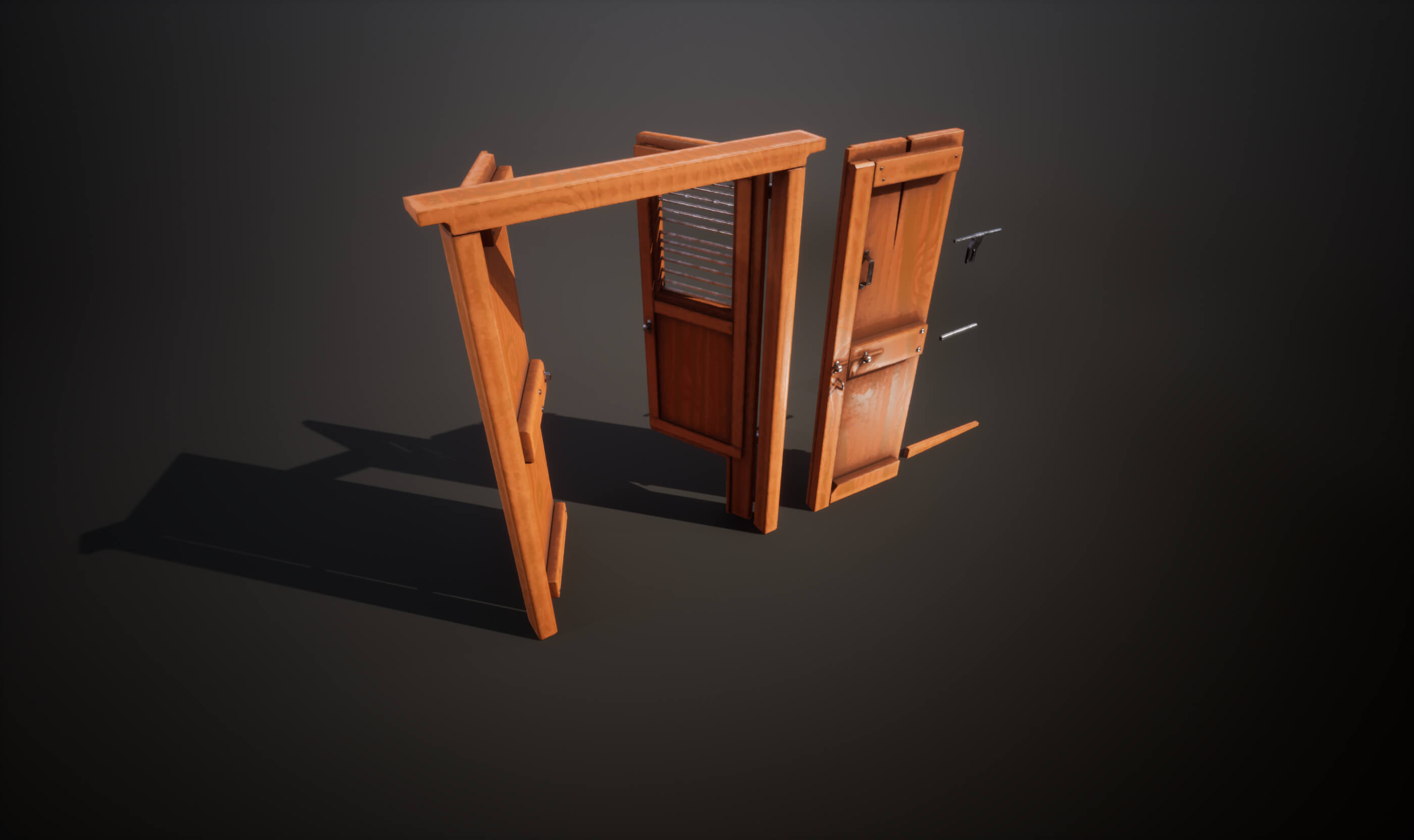 Door Wooden F - 3D Model by chhatrashal