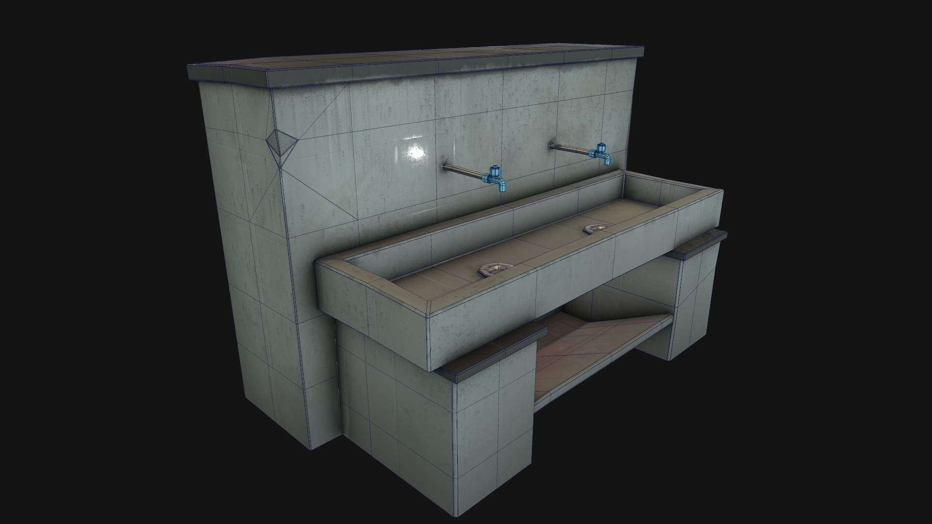 Drinking Water Panel - Free 3D Model by chhatrashal