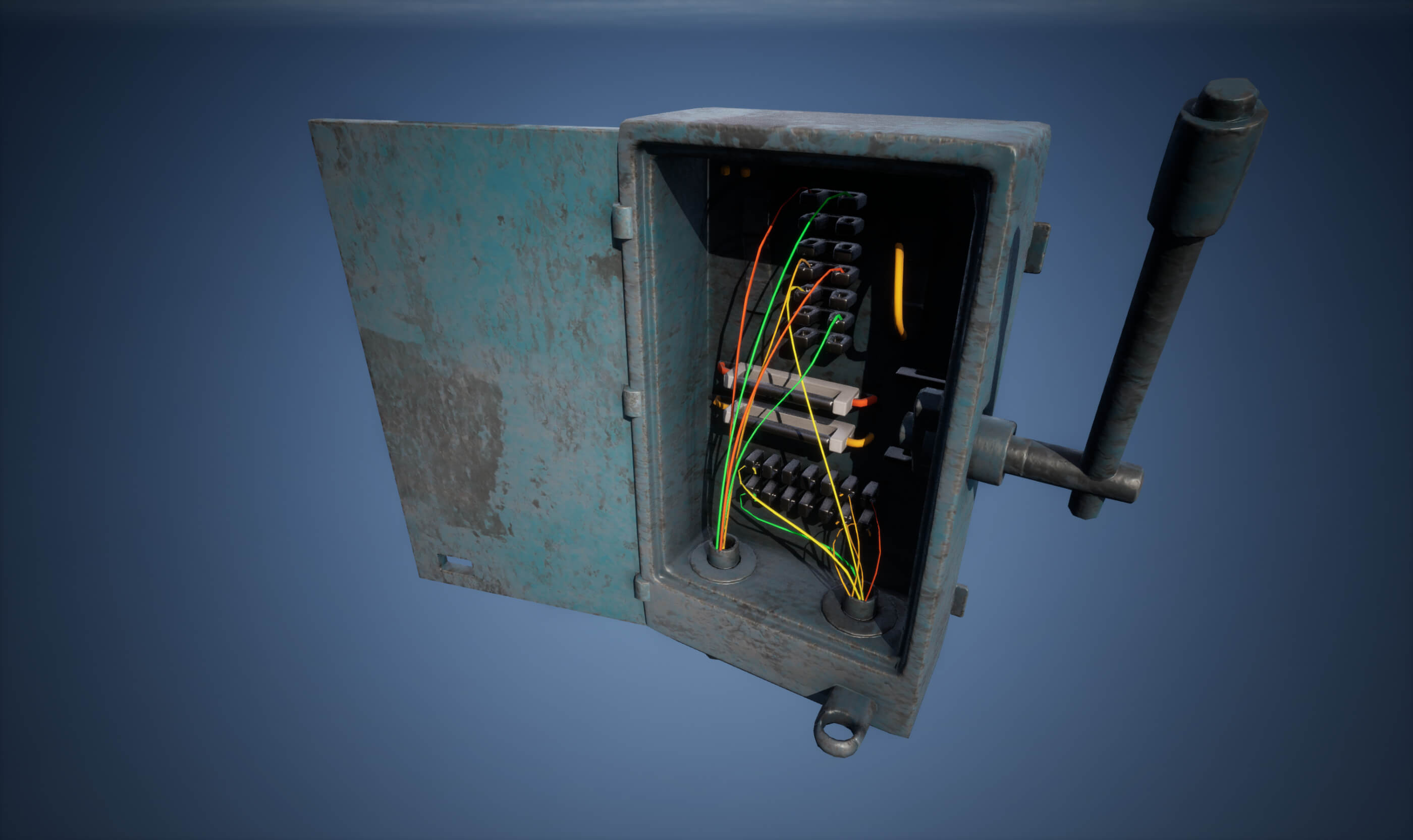 Electric Box A - Free 3D Model by chhatrashal