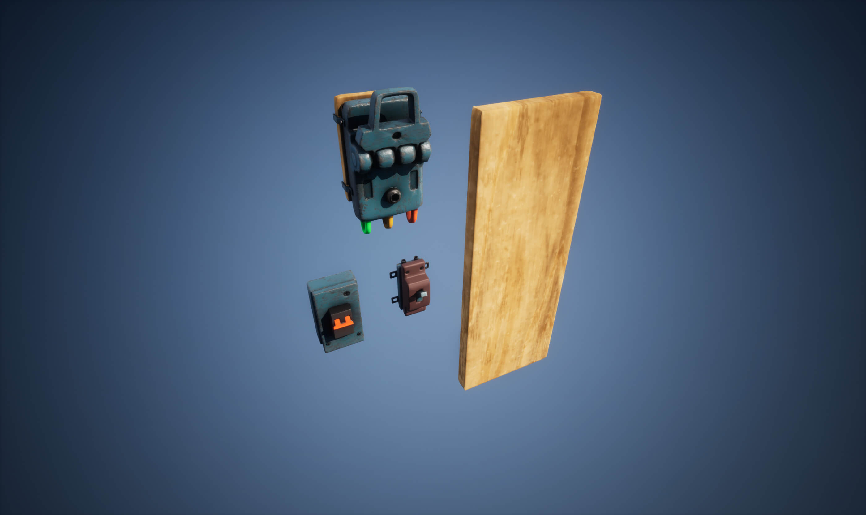 Electric Box C - 3D Model by chhatrashal
