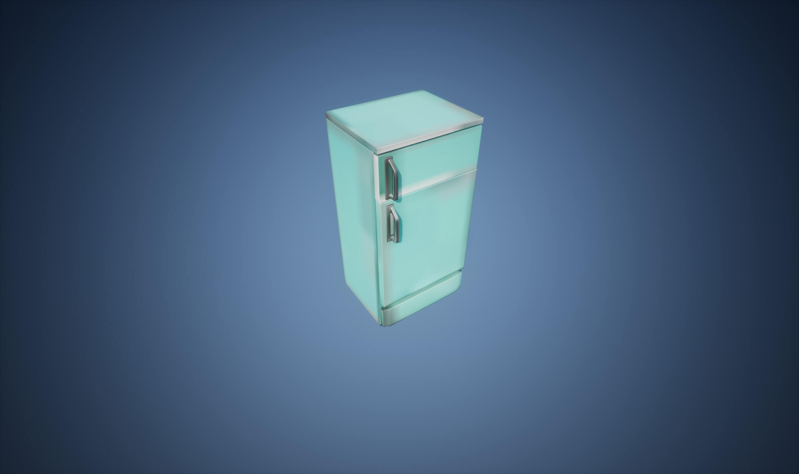 Refrigerator A - Free 3D Model by chhatrashal