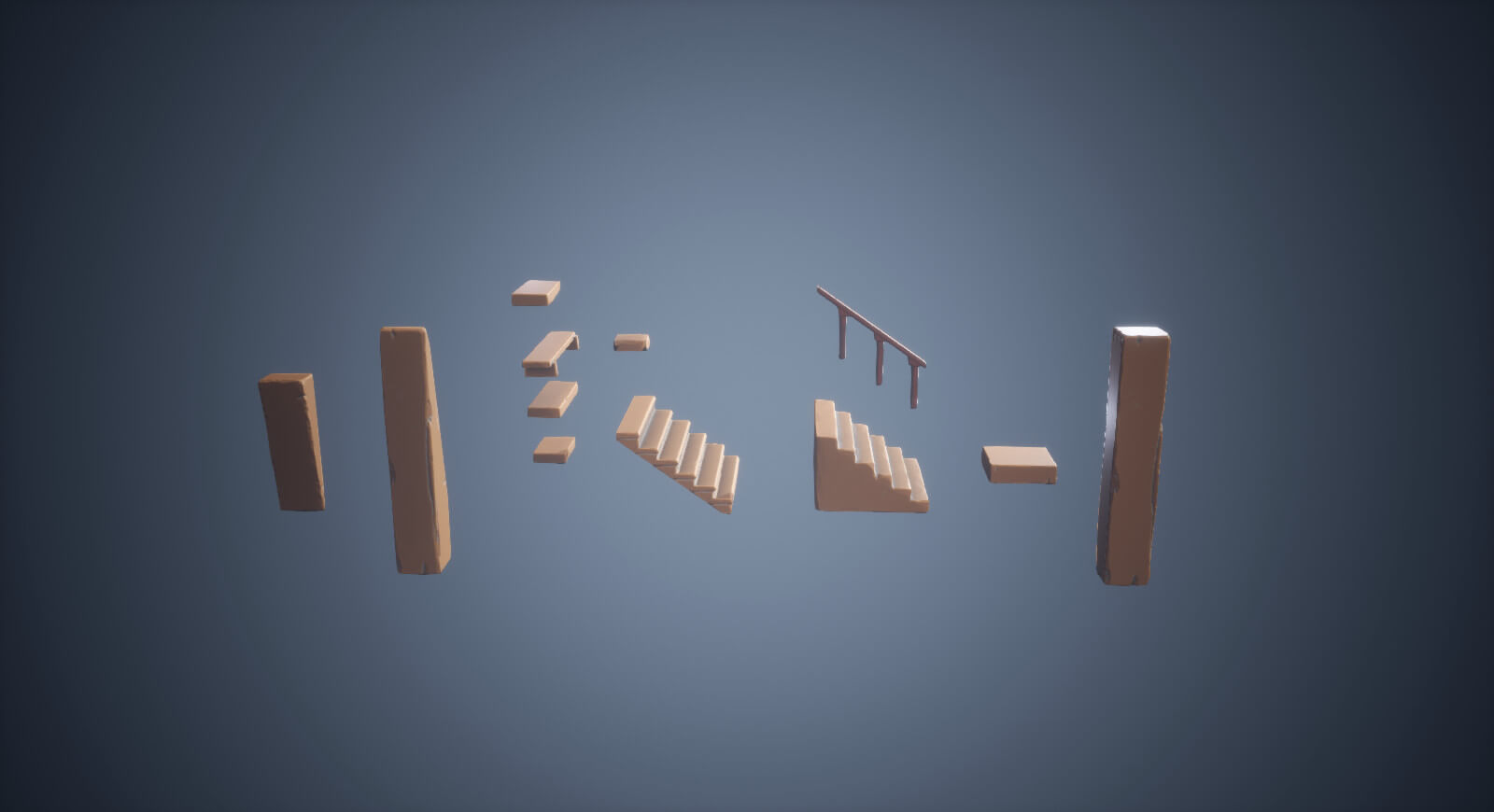 Game Level Builder Kit A - 3D Model by chhatrashal