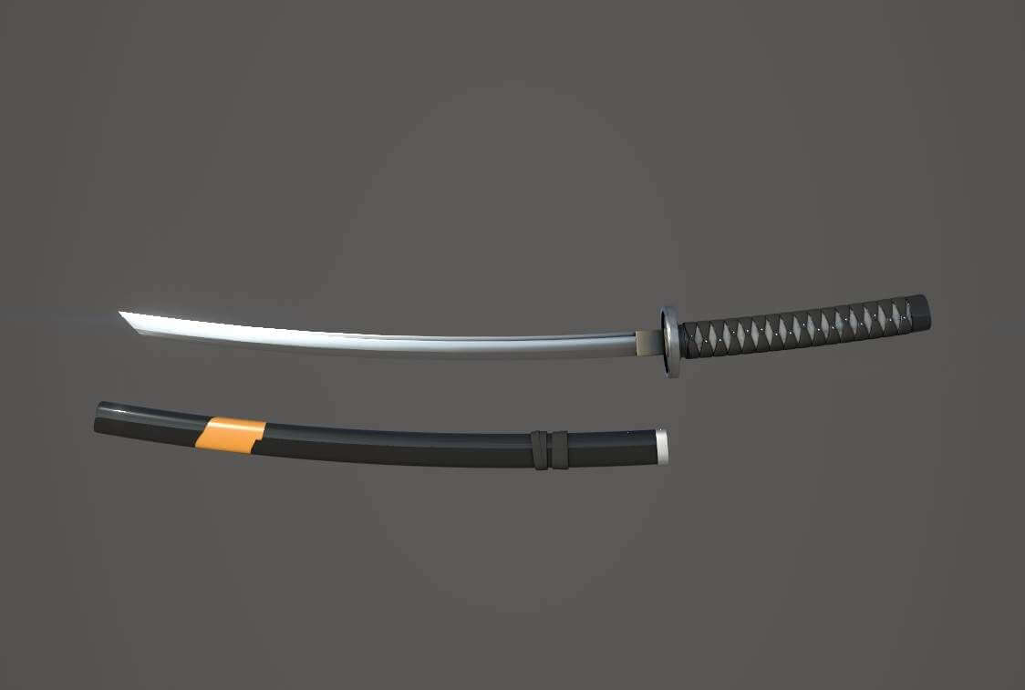 Katana - 3D Model by chhatrashal