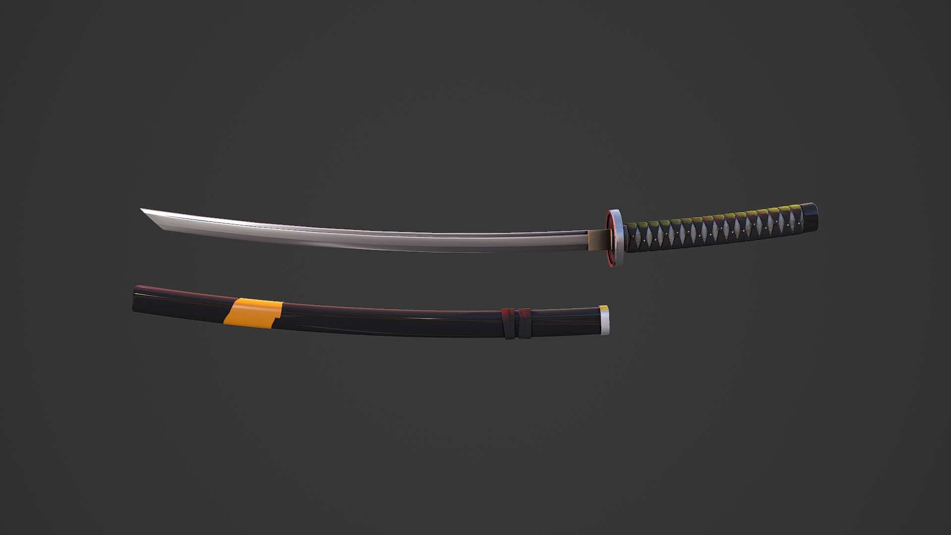 Katana - 3D Model by chhatrashal