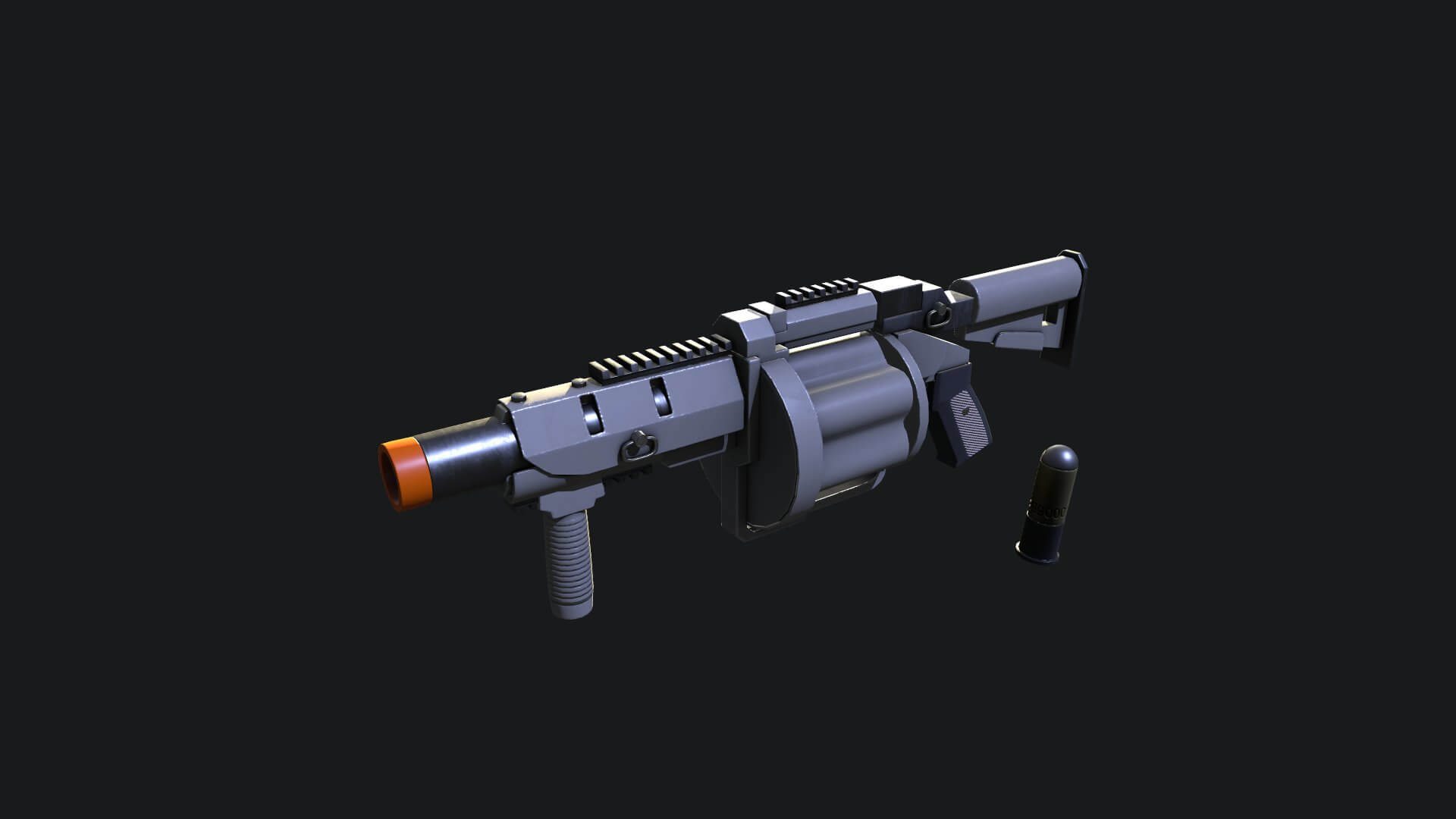 Grenade Launcher - 3D Model by chhatrashal