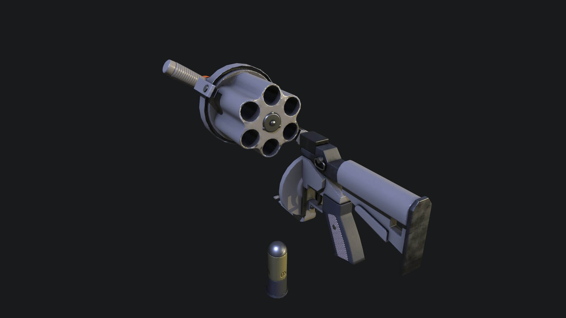 Grenade Launcher - 3D Model by chhatrashal