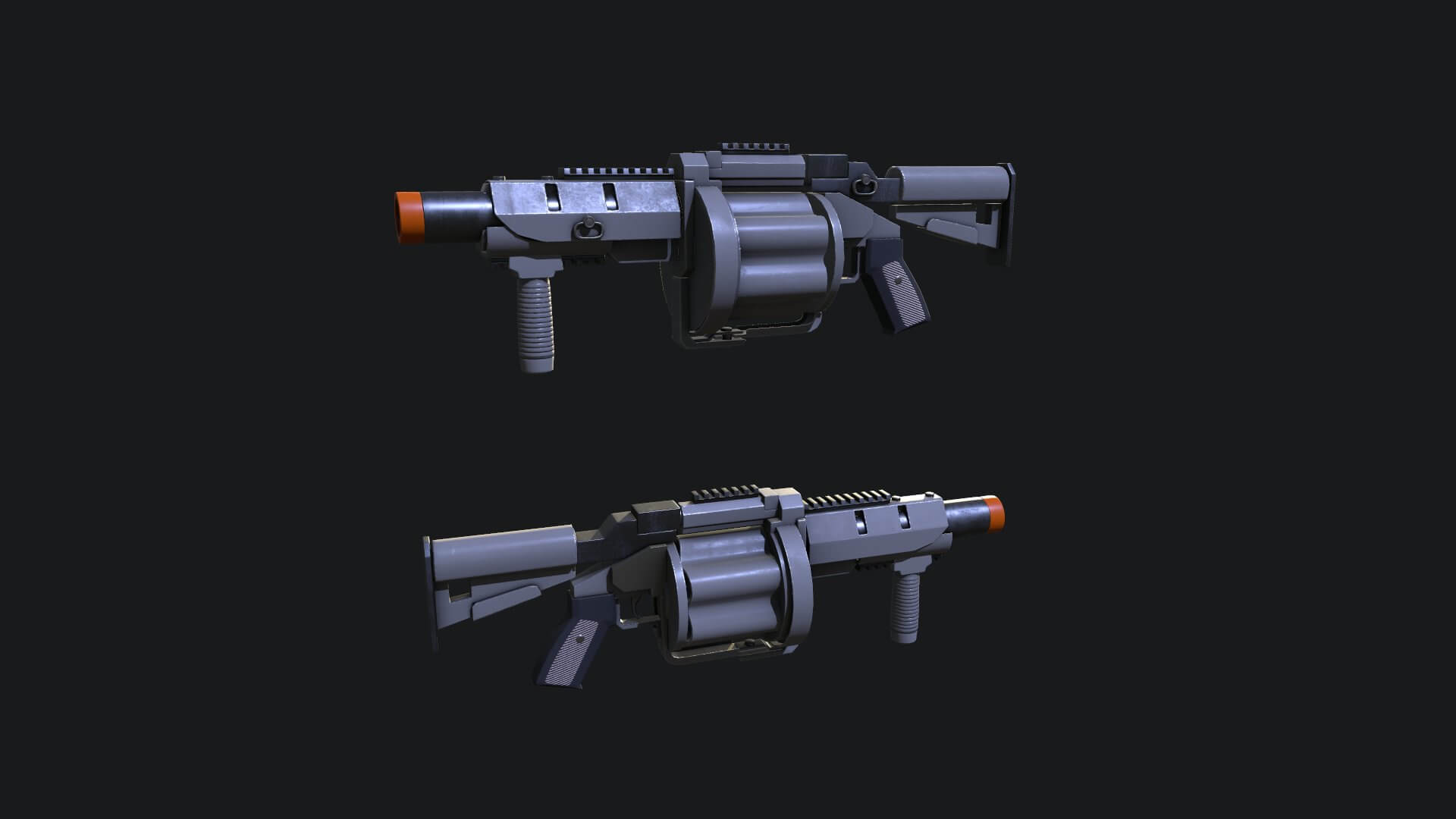Grenade Launcher - 3D Model by chhatrashal