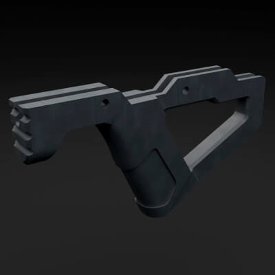 Gun Attachment R4 - Free 3D Model by chhatrashal