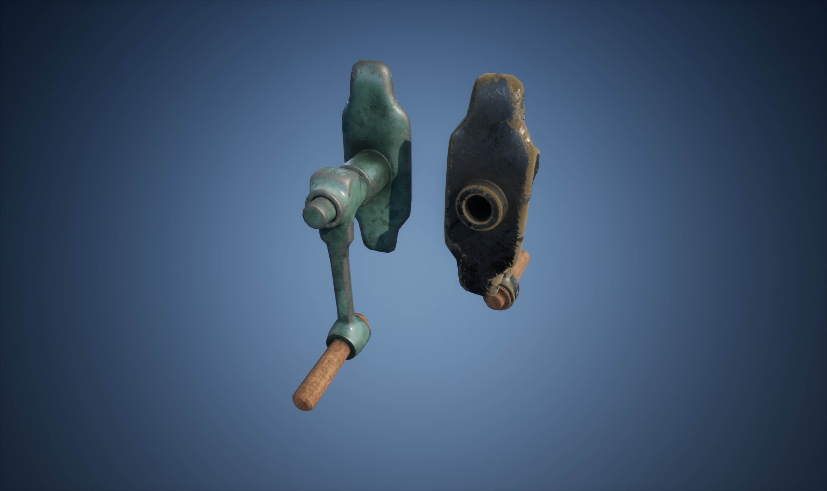 Hand Crank B - 3D Model by chhatrashal