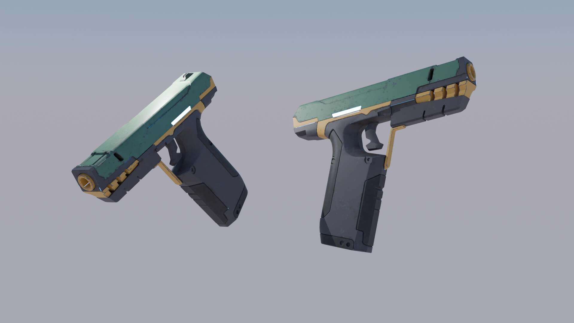 Handgun HG01 - Free 3D Model by chhatrashal