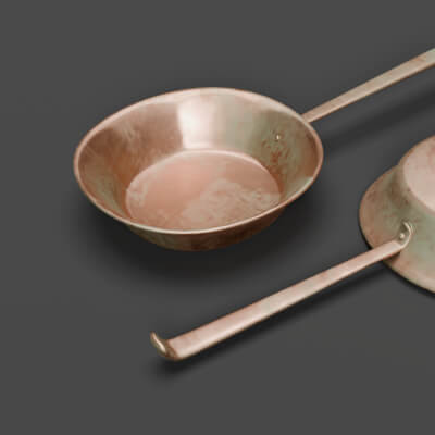 Kitchen Pan V4 - Free 3D Model by chhatrashal