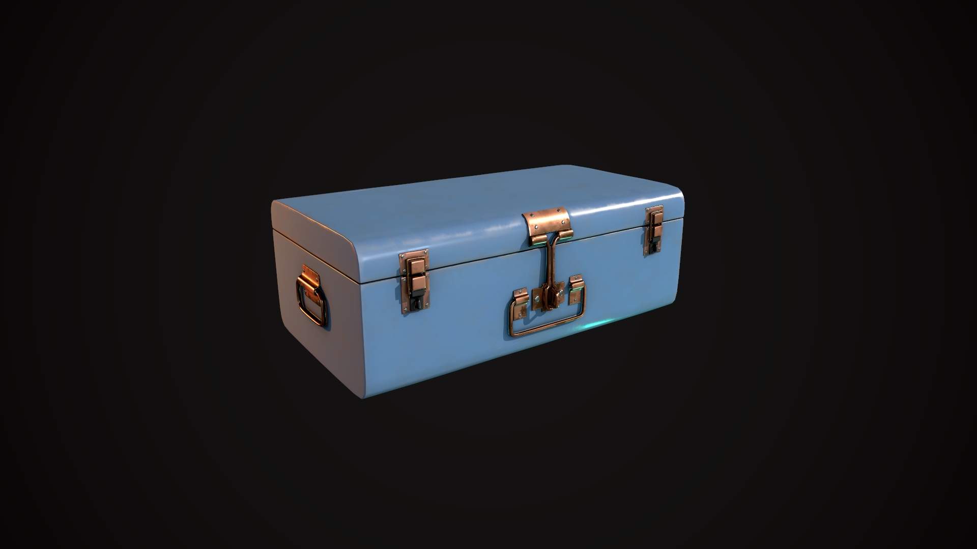 Metal Chest - Free 3D Model by chhatrashal