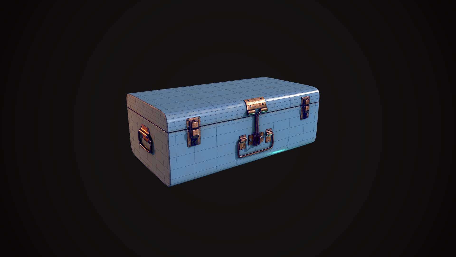Metal Chest - Free 3D Model by chhatrashal