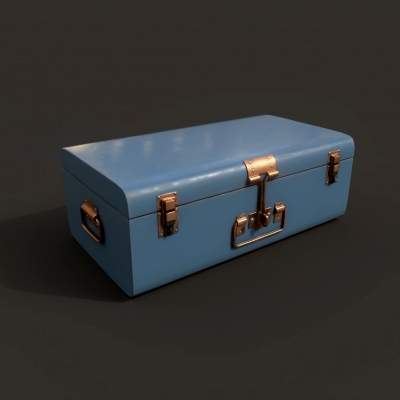 Metal Chest - Free 3D Model by chhatrashal