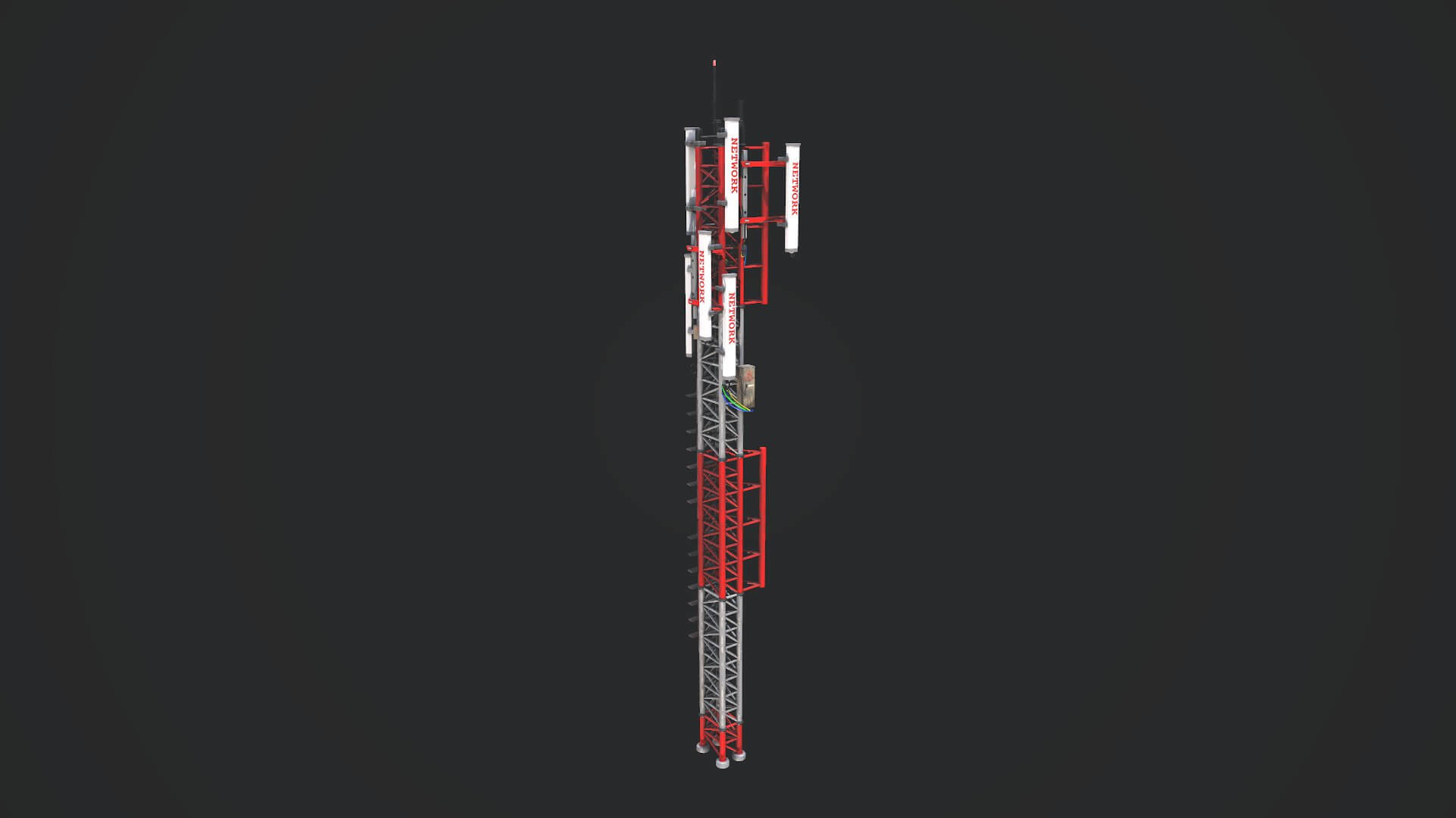 Mobile Tower A1 - 3D Model by chhatrashal