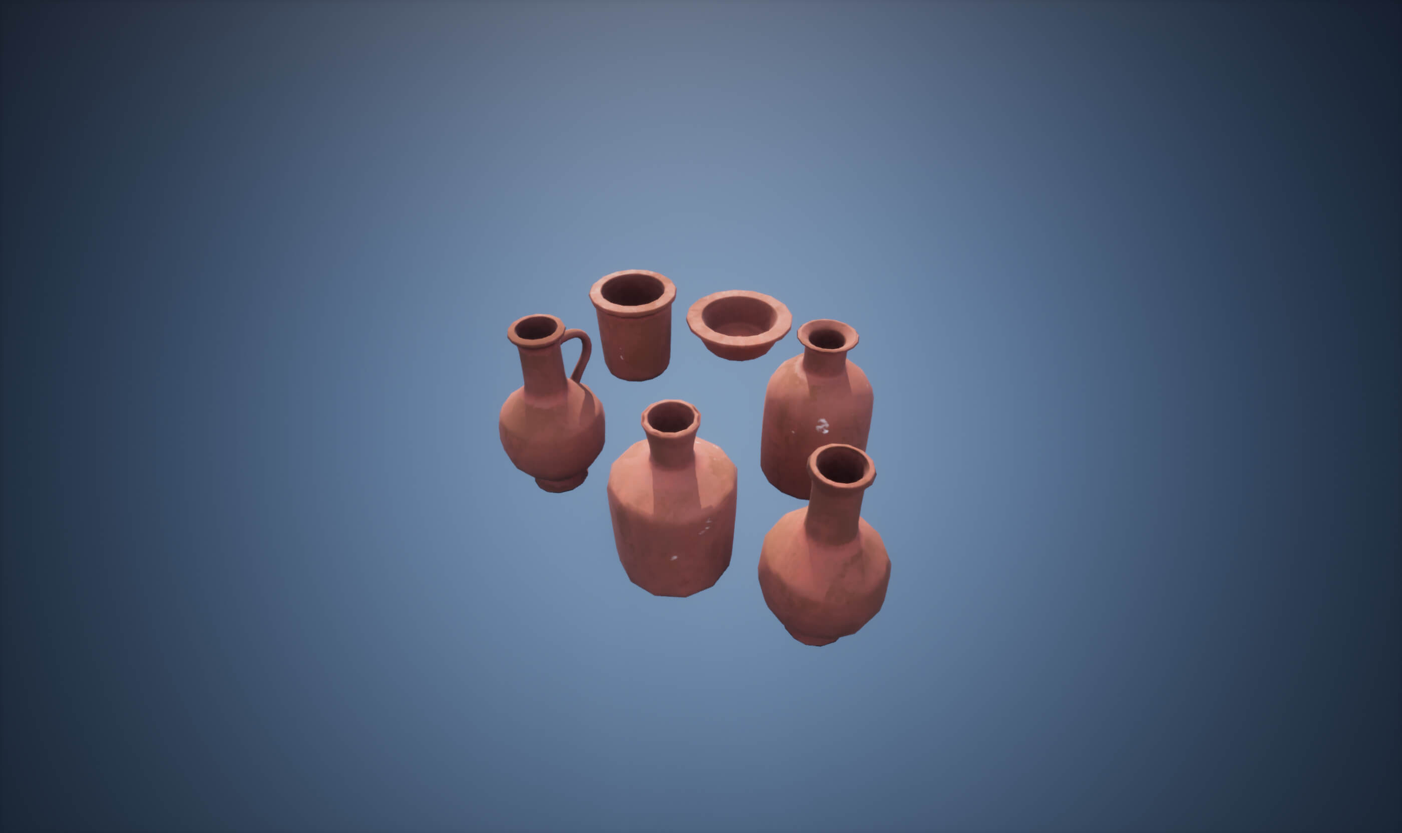 Mud Utensils A - 3D Model by chhatrashal