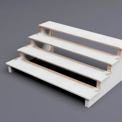 Props Stairs G2 - Free 3D Model by chhatrashal