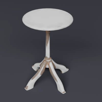 Props Stool Round G5 - Free 3D Model by chhatrashal