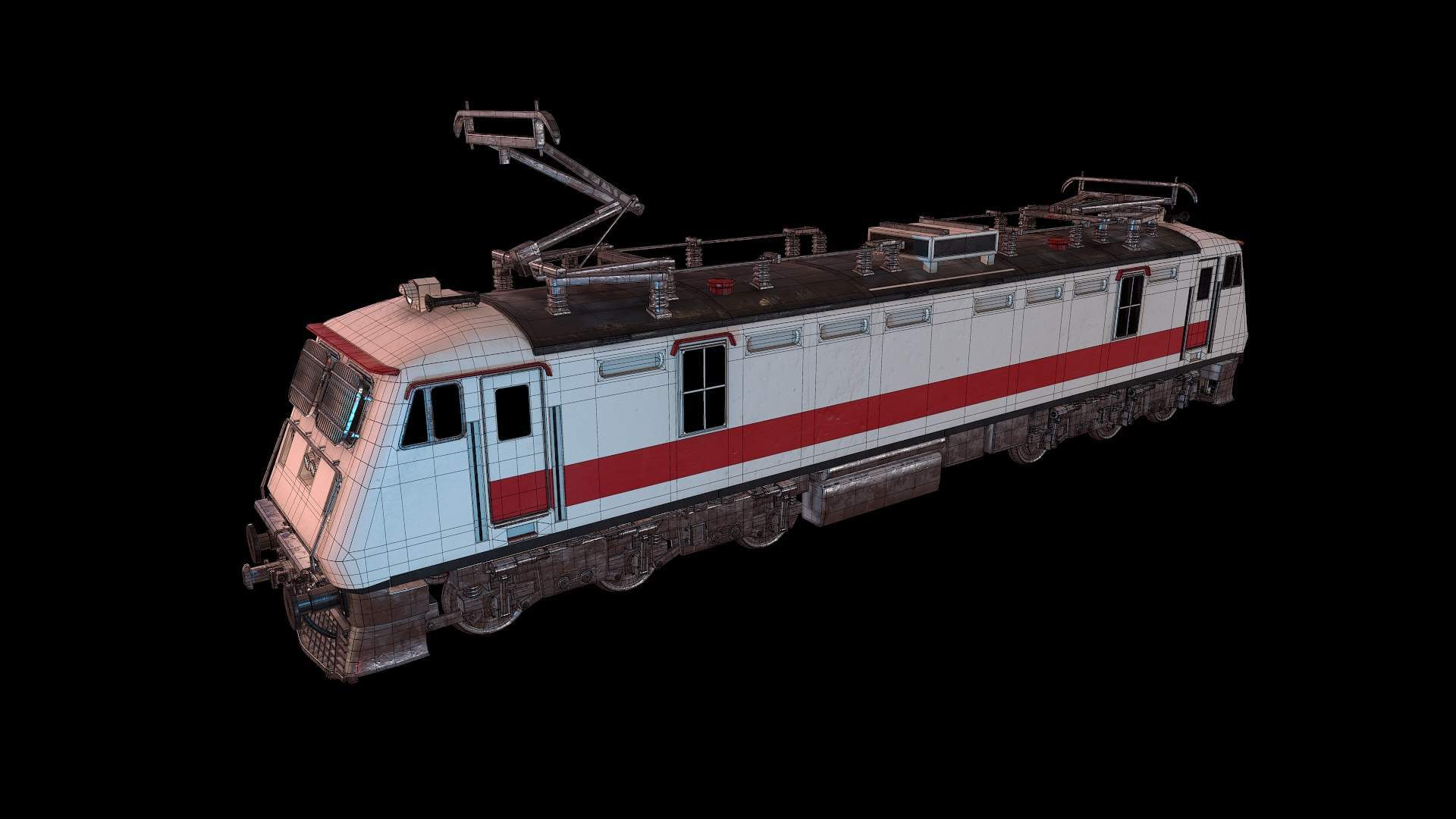Rail Engine - Free 3D Model by chhatrashal