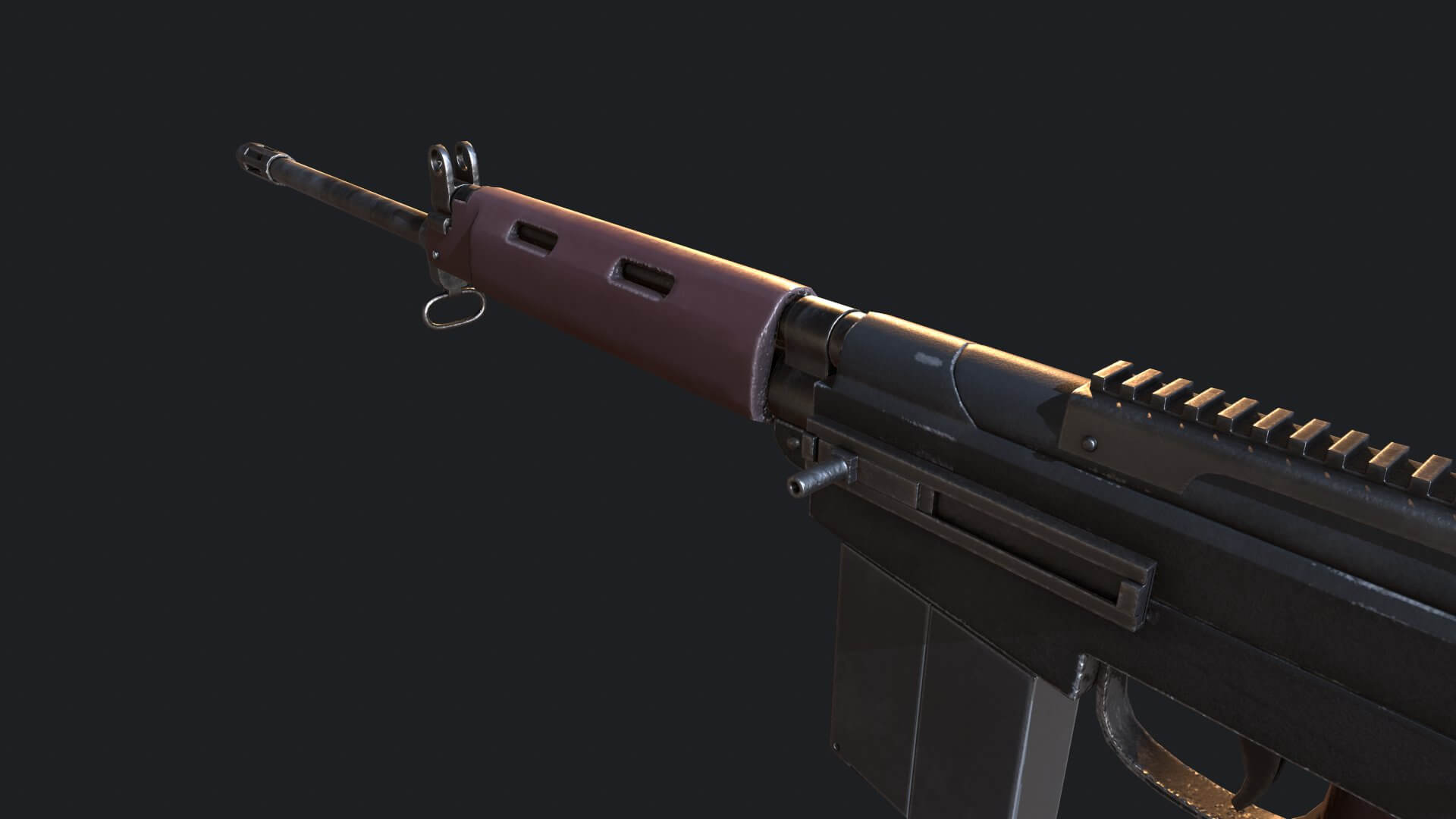 Rifle Automatic Type 1 - 3D Model by chhatrashal