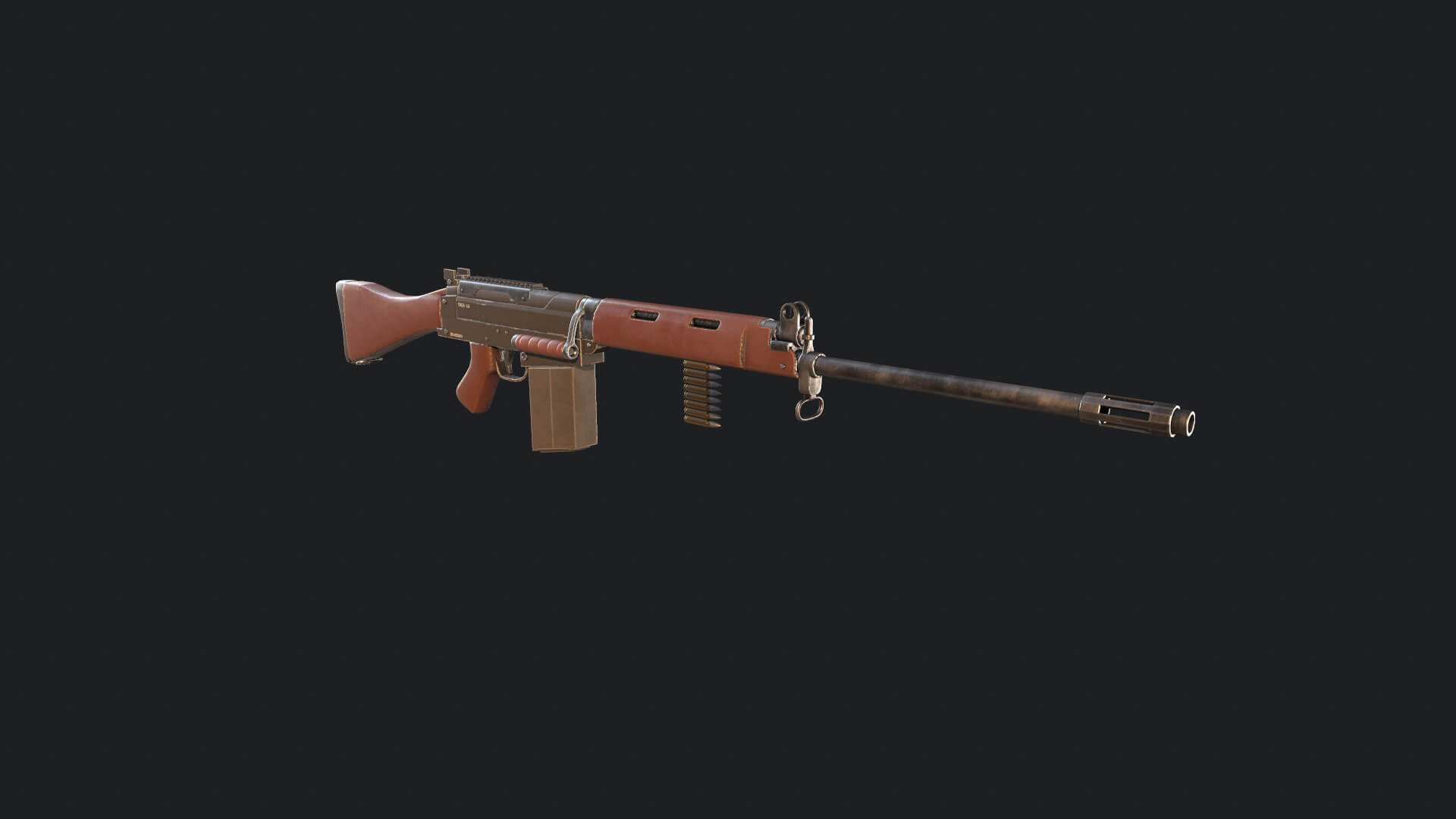 Rifle Automatic Type 1 - 3D Model by chhatrashal